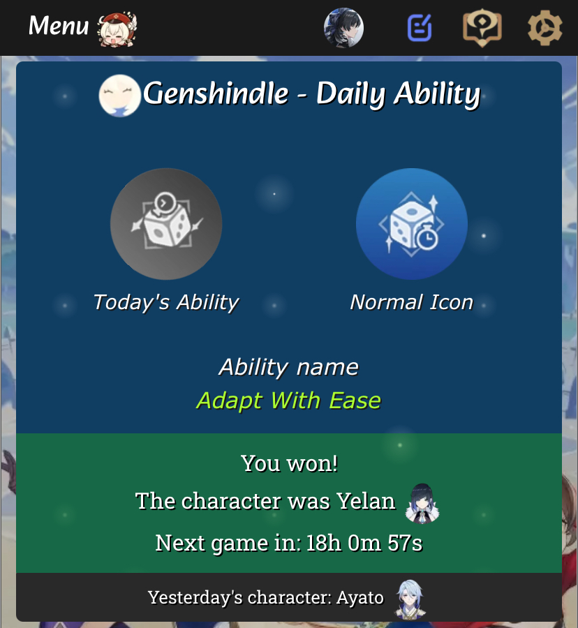 Genshindle daily ability Genshin Impact | HoYoLAB
