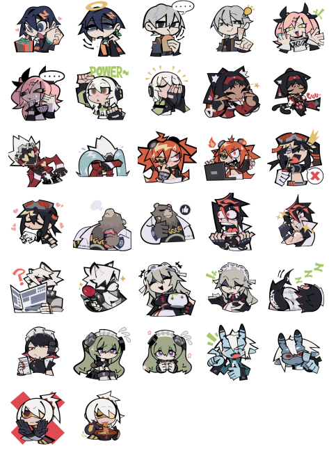 ZZZ stickers for Telegram! Zenless Zone Zero | HoYoLAB