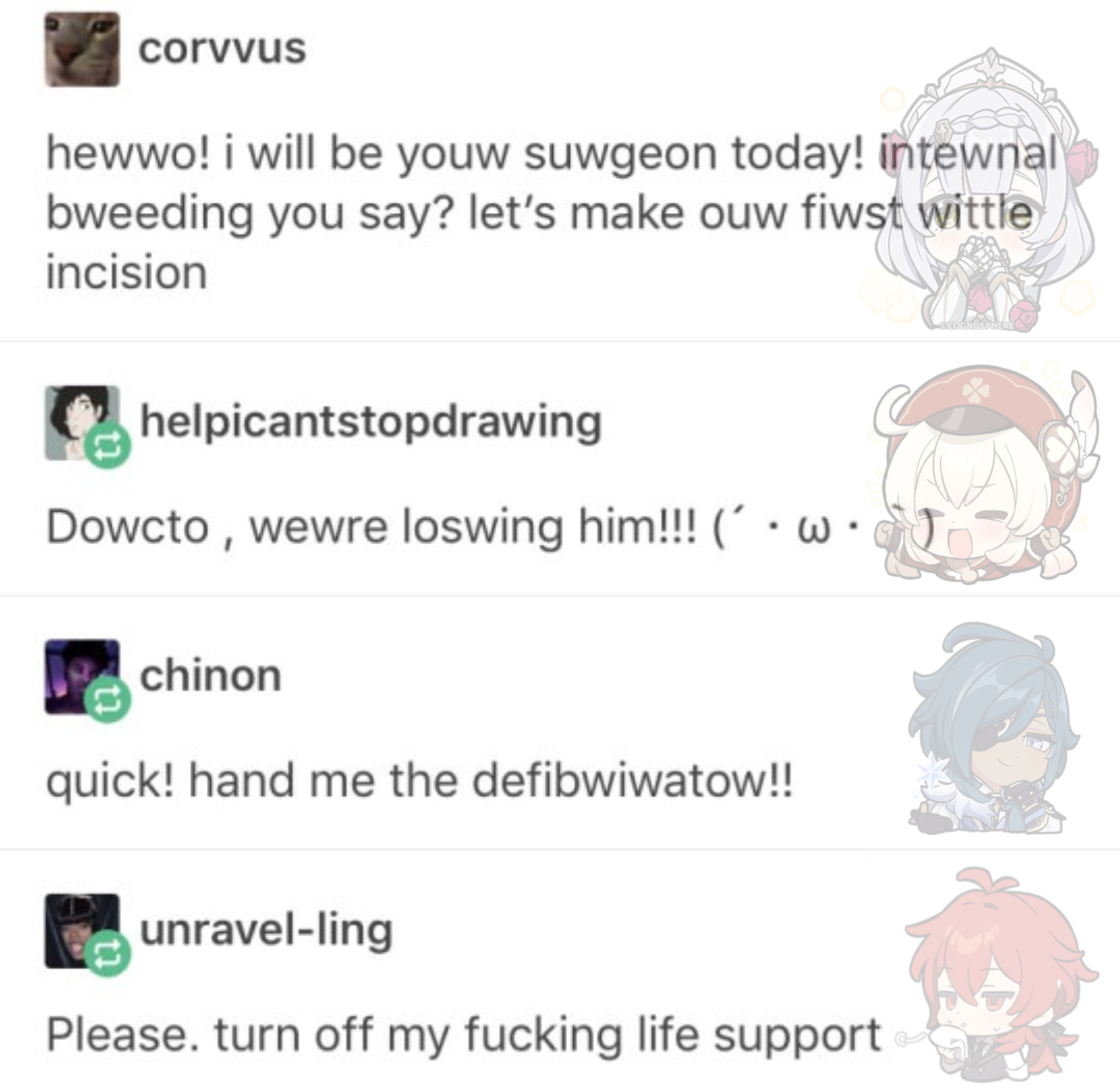 this life support meme in each region ! Genshin Impact | HoYoLAB