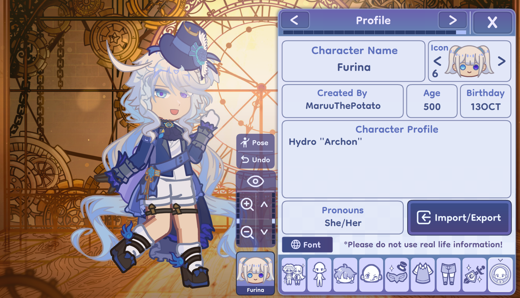 Furina as a GL2 character Genshin Impact | HoYoLAB