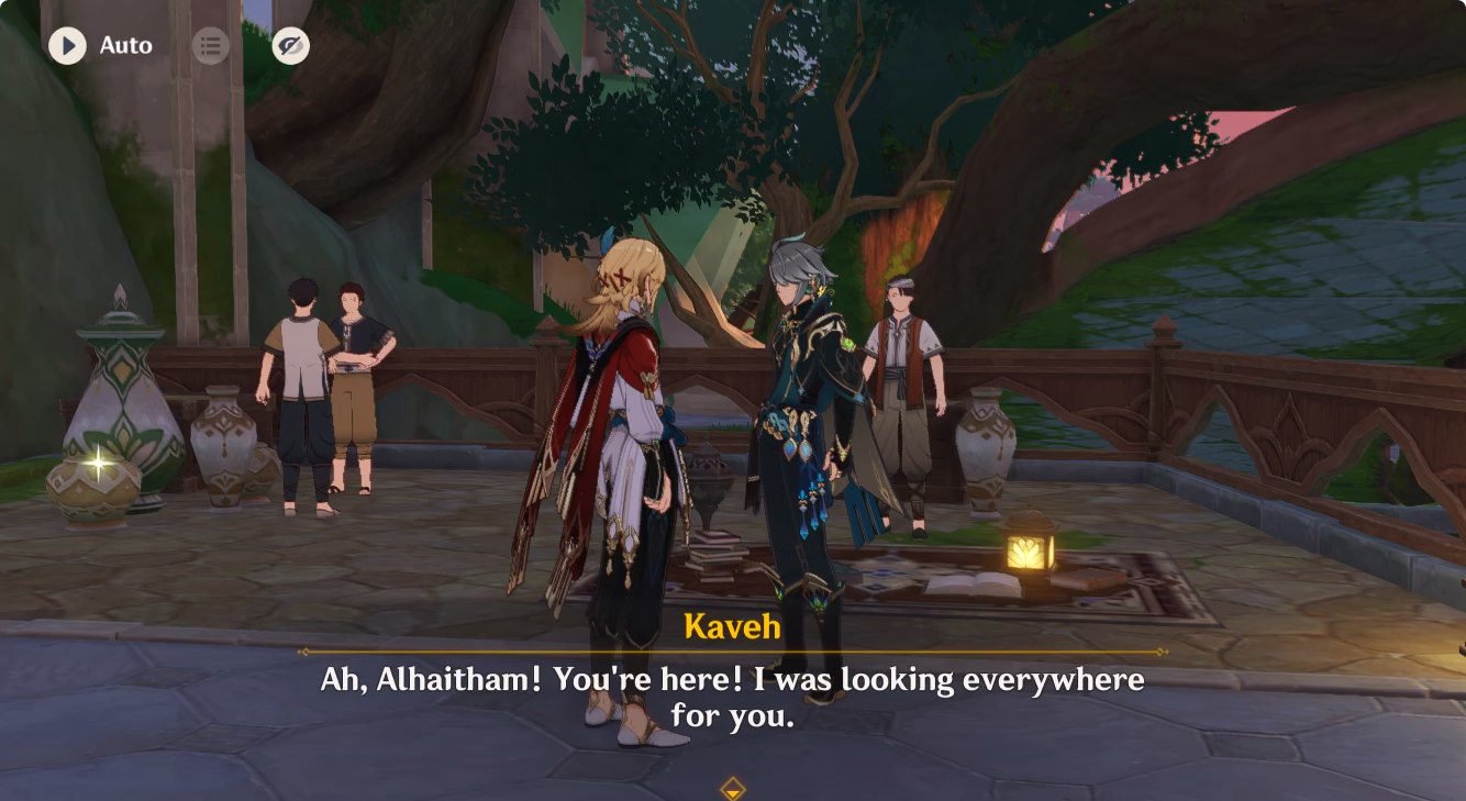 kaveh is in the summer event (side quest) Genshin Impact | HoYoLAB