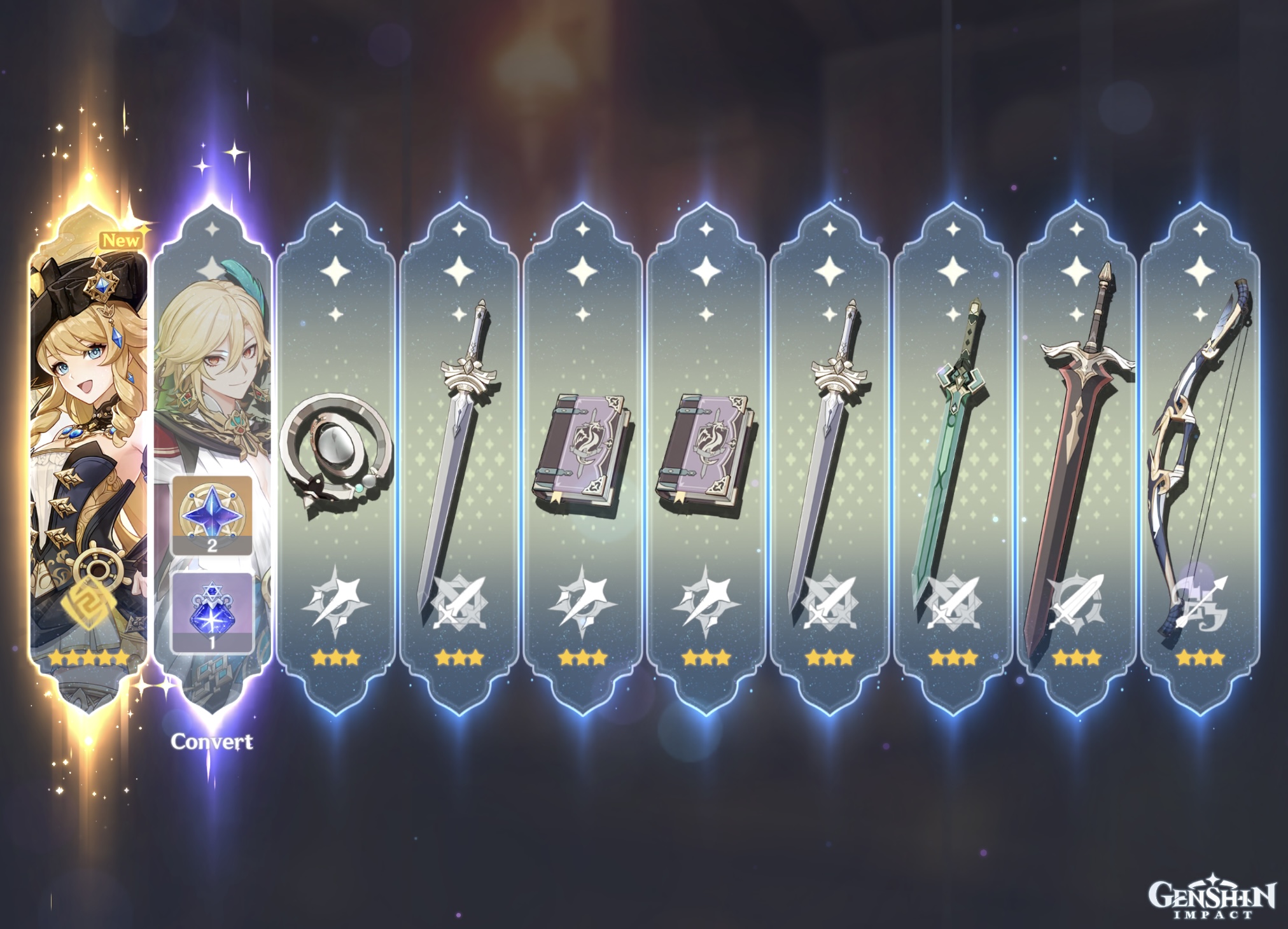 Finally! My first 5 star character through the wish system! Genshin ...