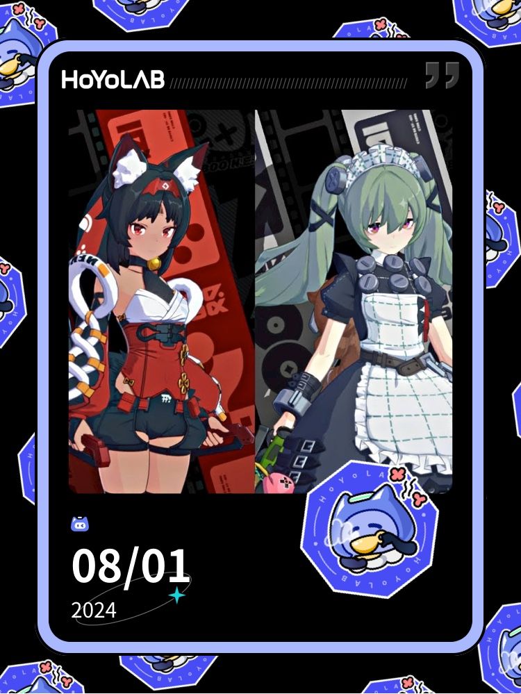 08/01 Diary - # My Character Building Diary Zenless Zone Zero | HoYoLAB