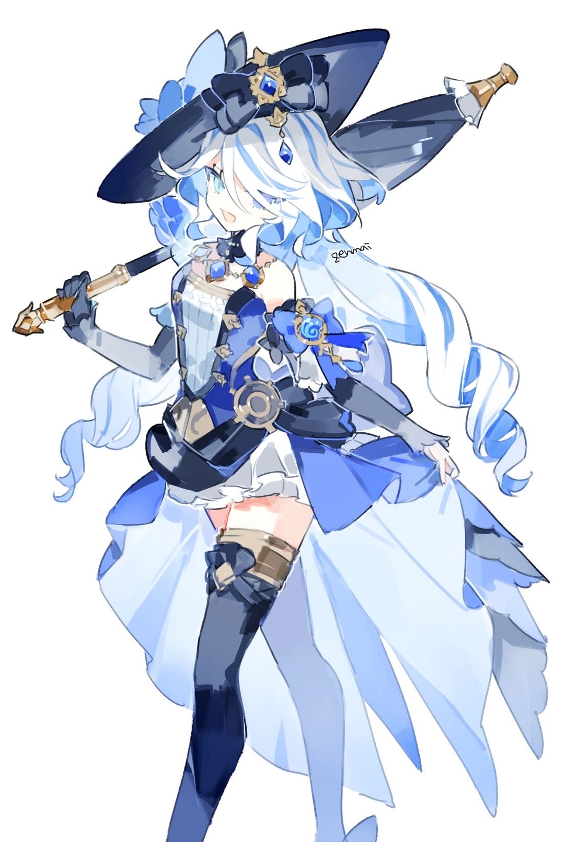 Furina In Navias Outfit Genshin Impact Hoyolab