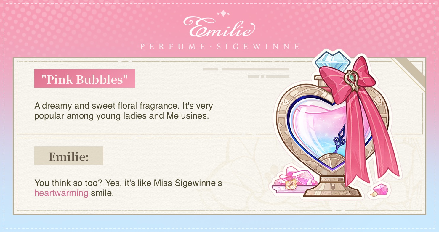 An introduction to perfumerie (Emilie web event) Genshin Impact | HoYoLAB