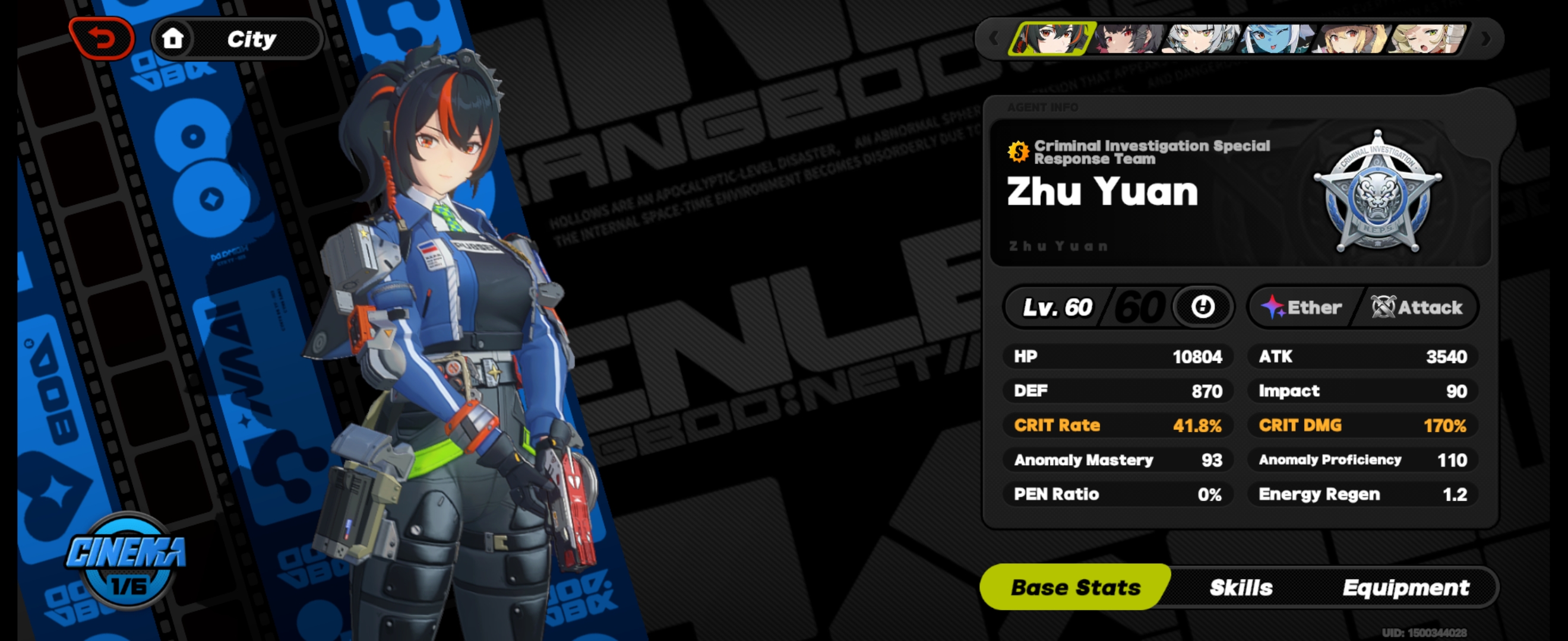 My Zhu build kinda complete Zenless Zone Zero | HoYoLAB