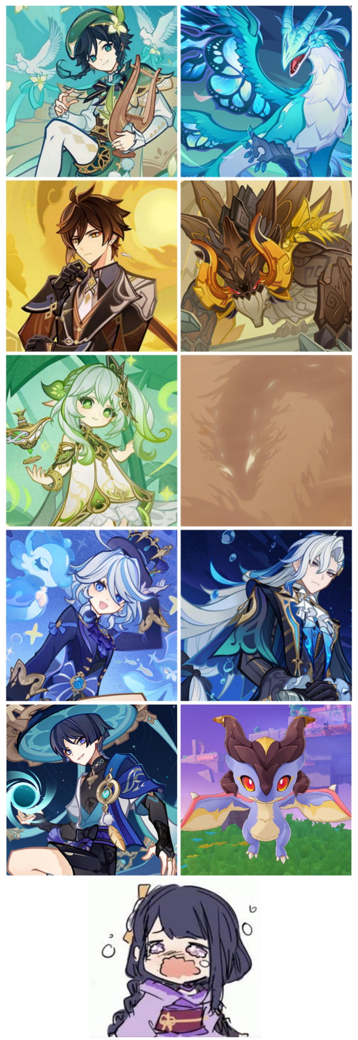 Gods and their dragons Genshin Impact | HoYoLAB