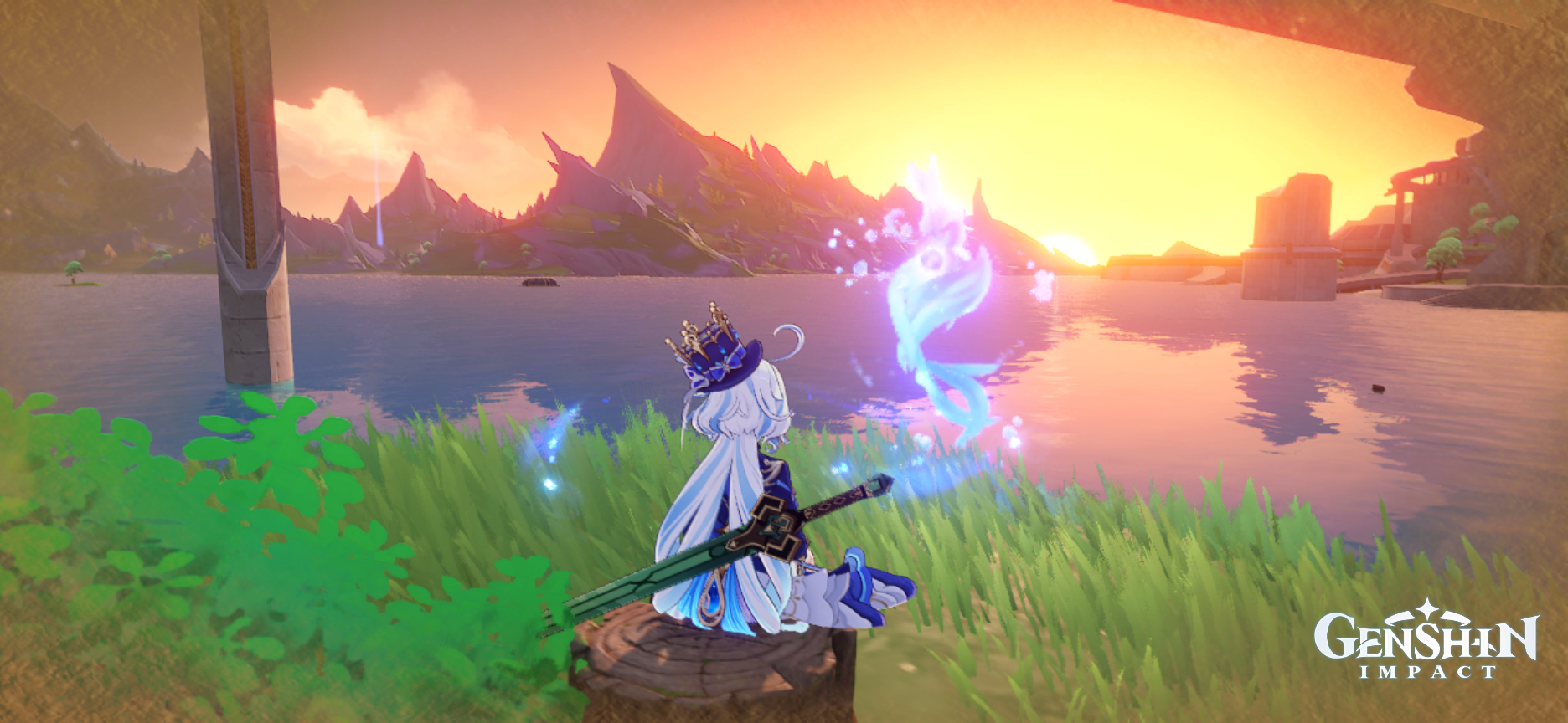 Sunset view just got blocked Genshin Impact | HoYoLAB