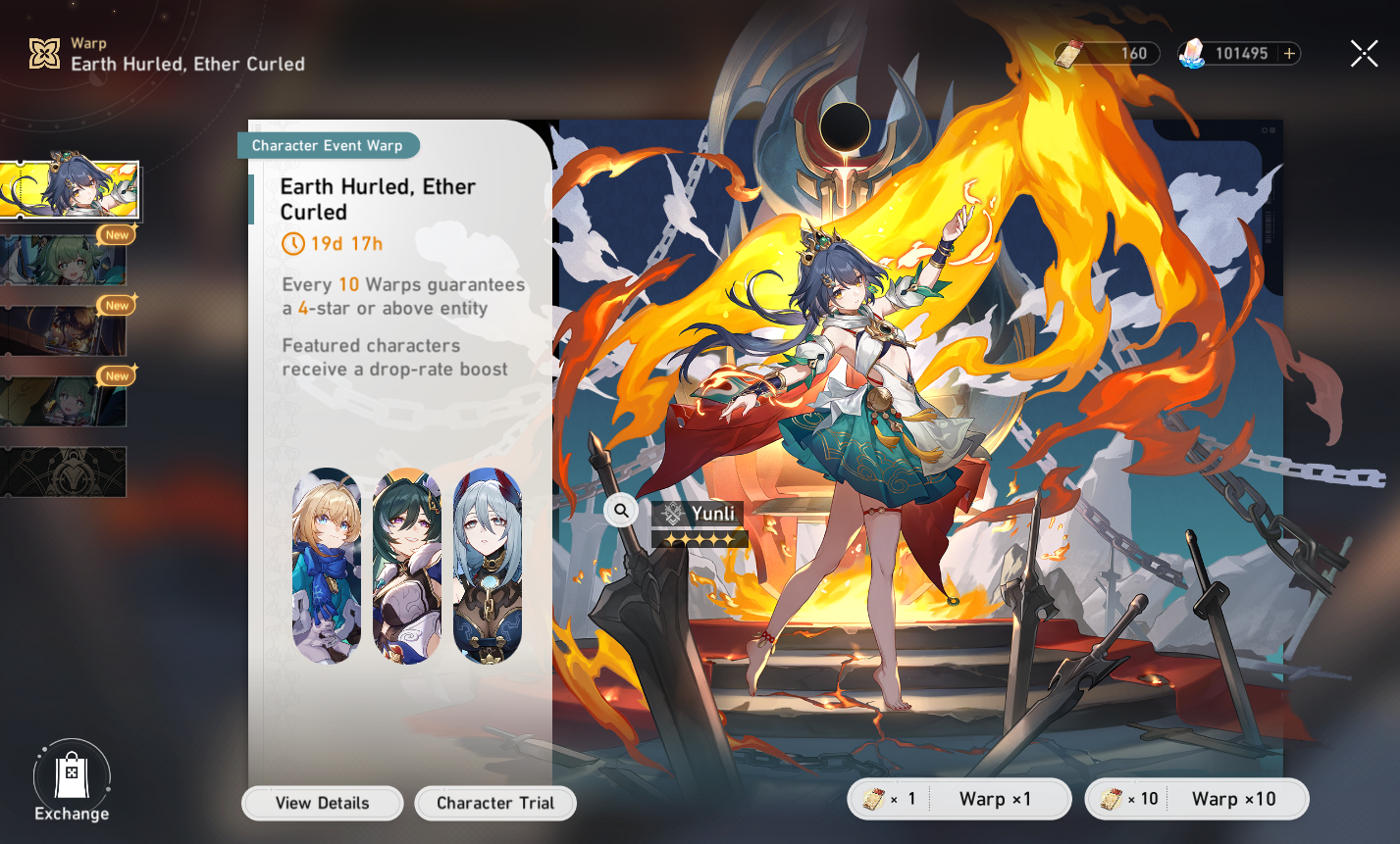 Just realized that I have finally broke the 100k Stellar Jade mark after over 1 year of saving ...