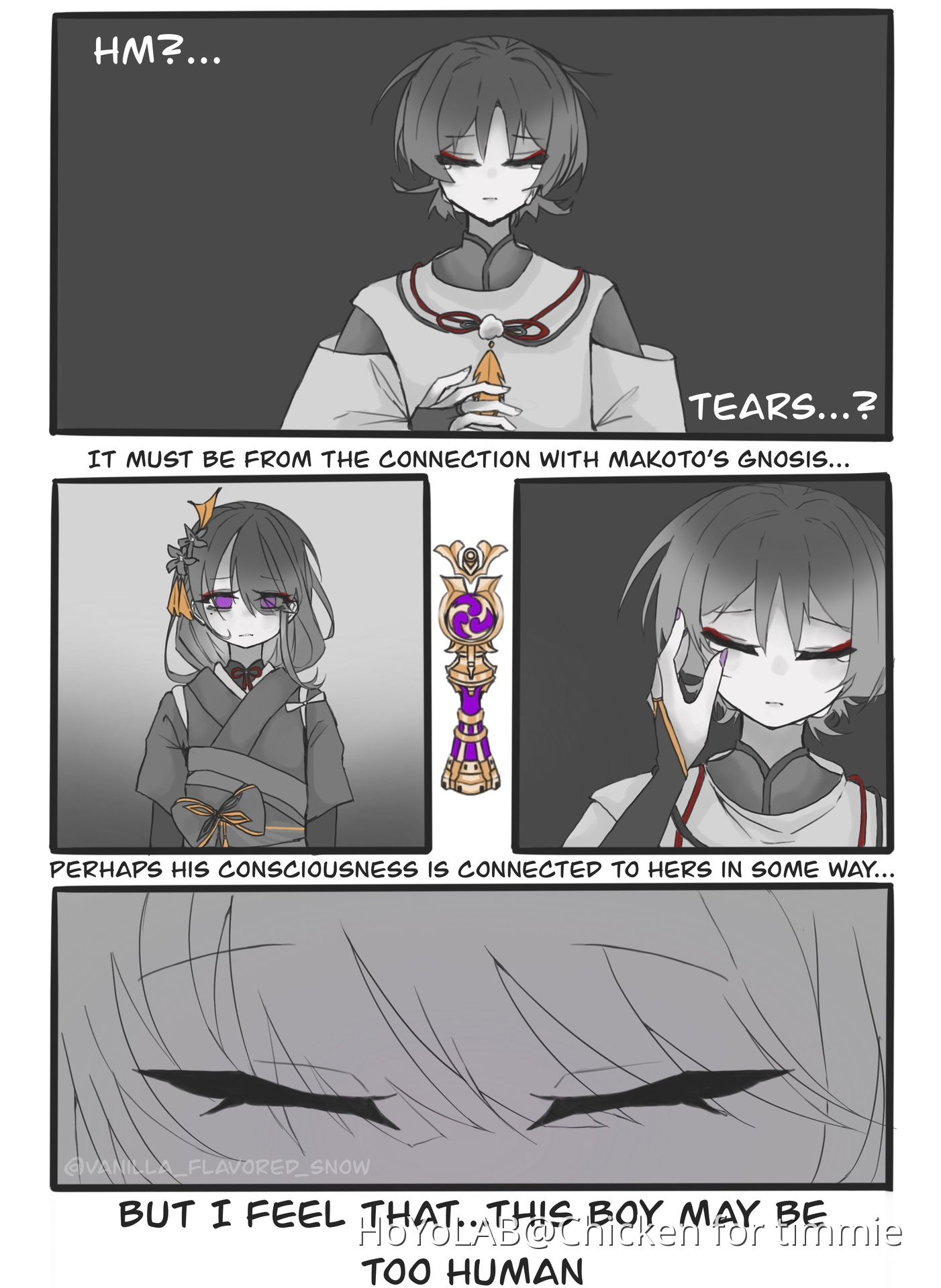 Scara story comic because I felt like drawing it ;) Genshin Impact ...