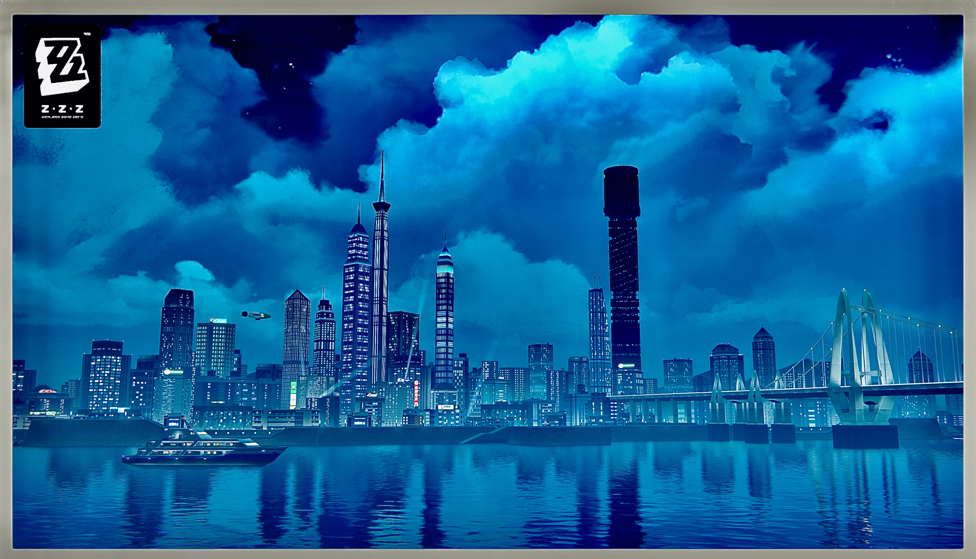 New Eridu at Night 🌒 Zenless Zone Zero | HoYoLAB