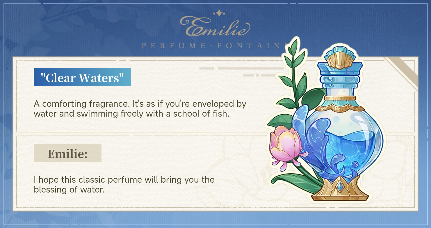 Emilie Perfume Suggestion Genshin Impact | HoYoLAB