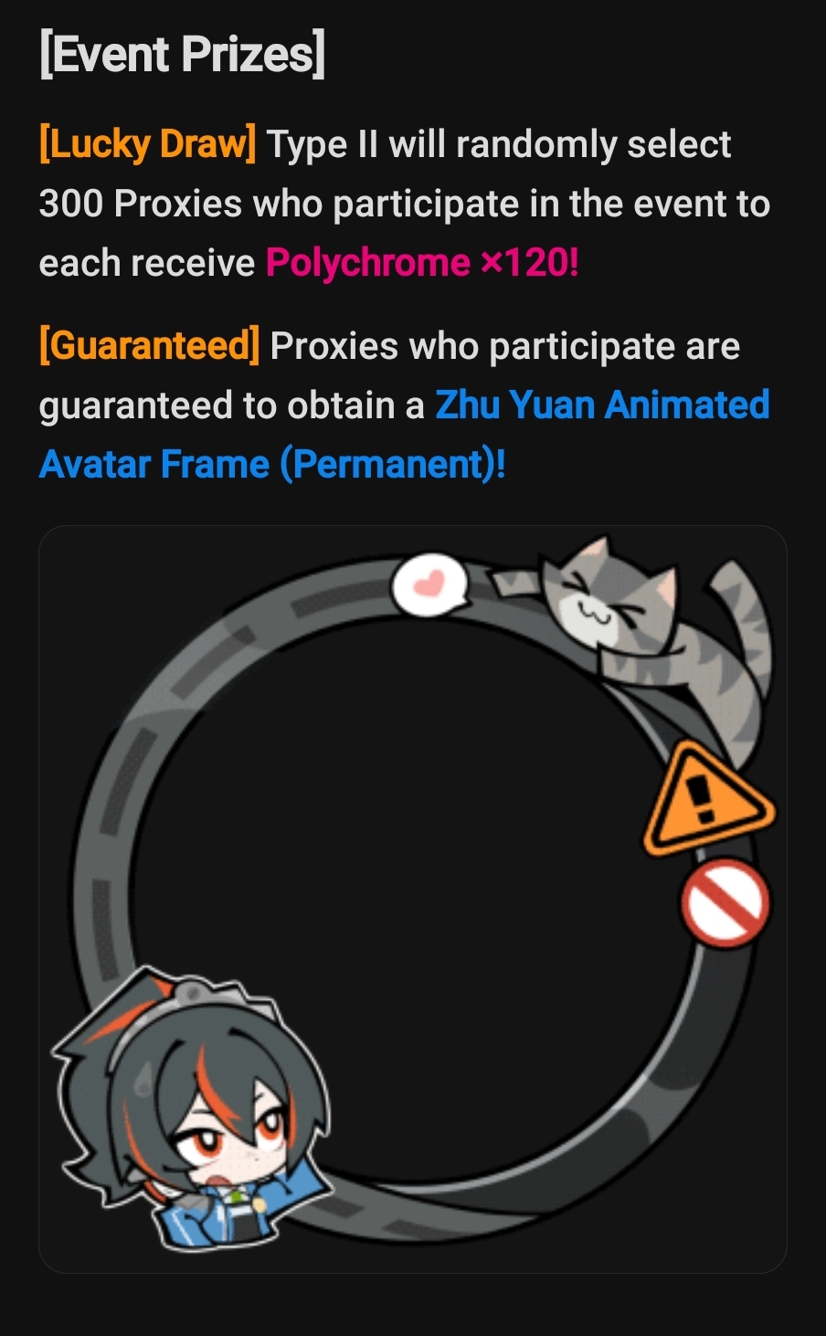 Zhu Yuan Frame Zenless Zone Zero | HoYoLAB