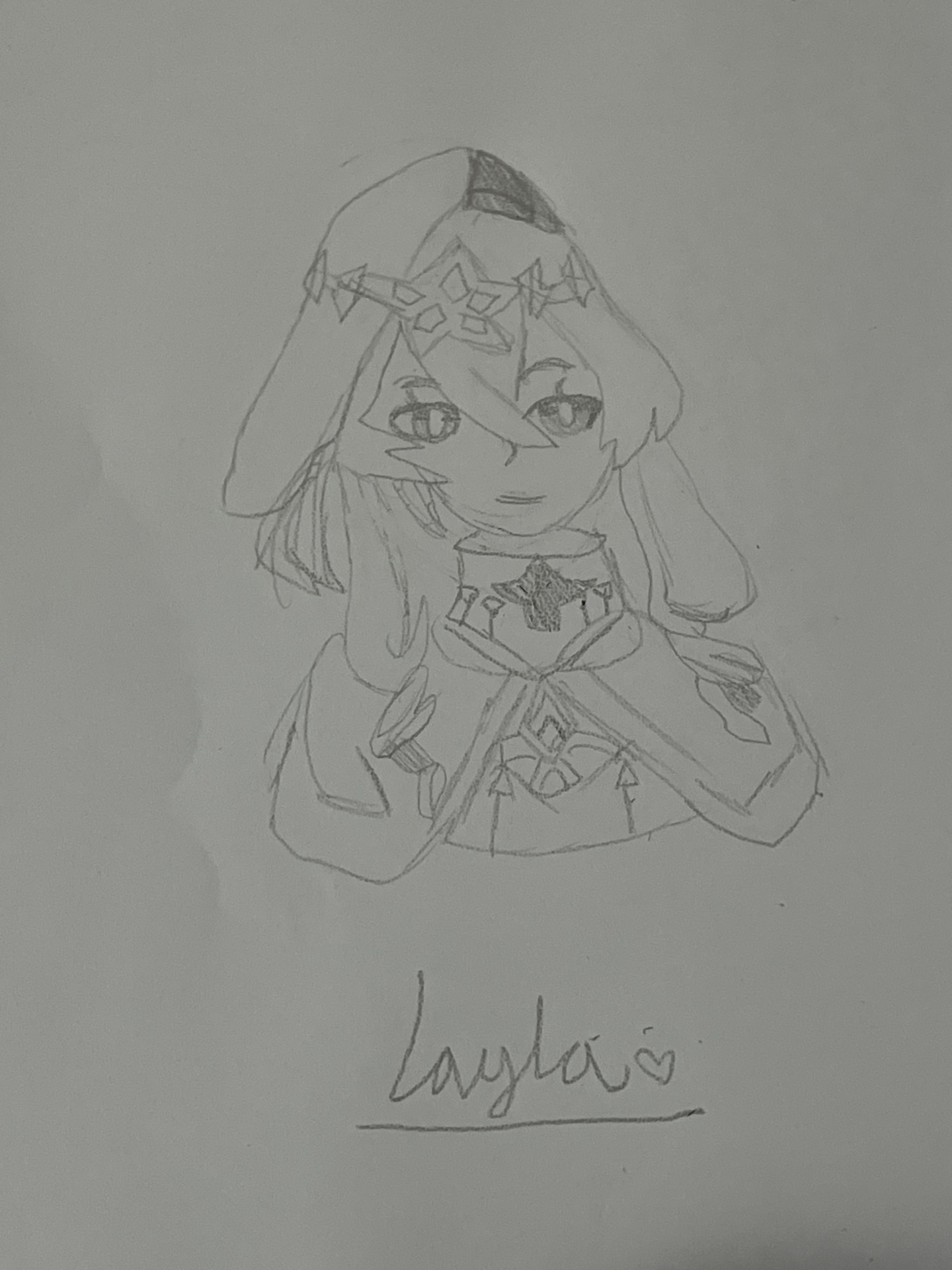 Drawing Layla Genshin Impact | HoYoLAB