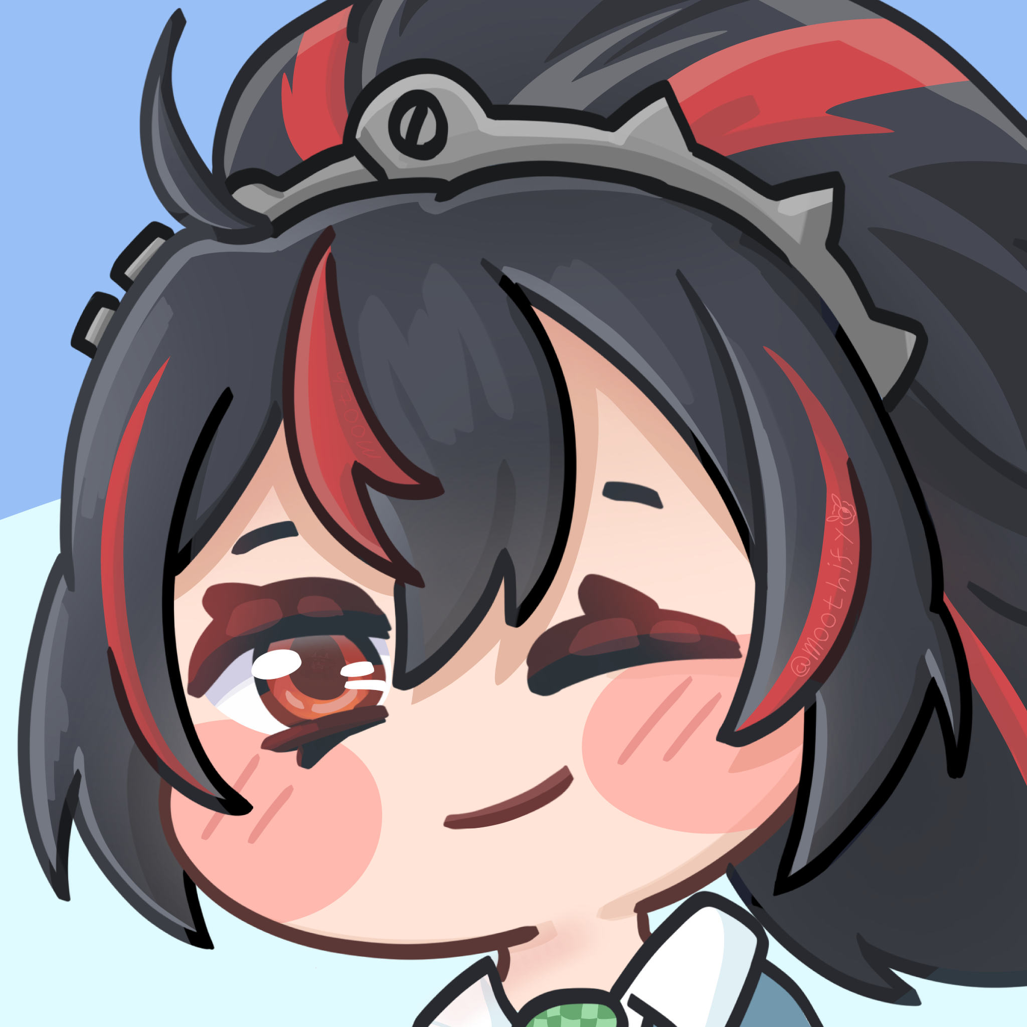 Zhu Yuan winking emote Zenless Zone Zero | HoYoLAB