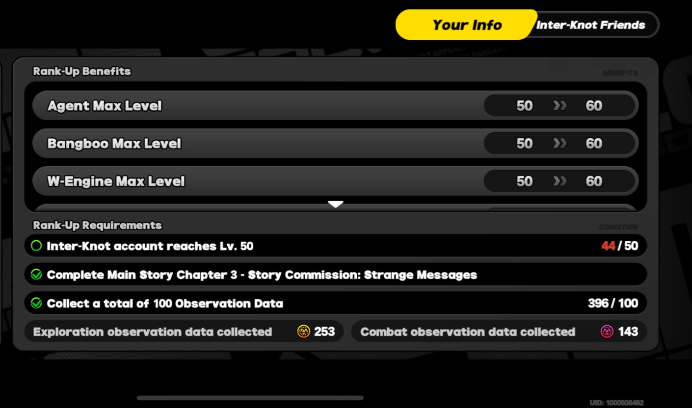 Tips on gaining faster inter-knot? Zenless Zone Zero | HoYoLAB