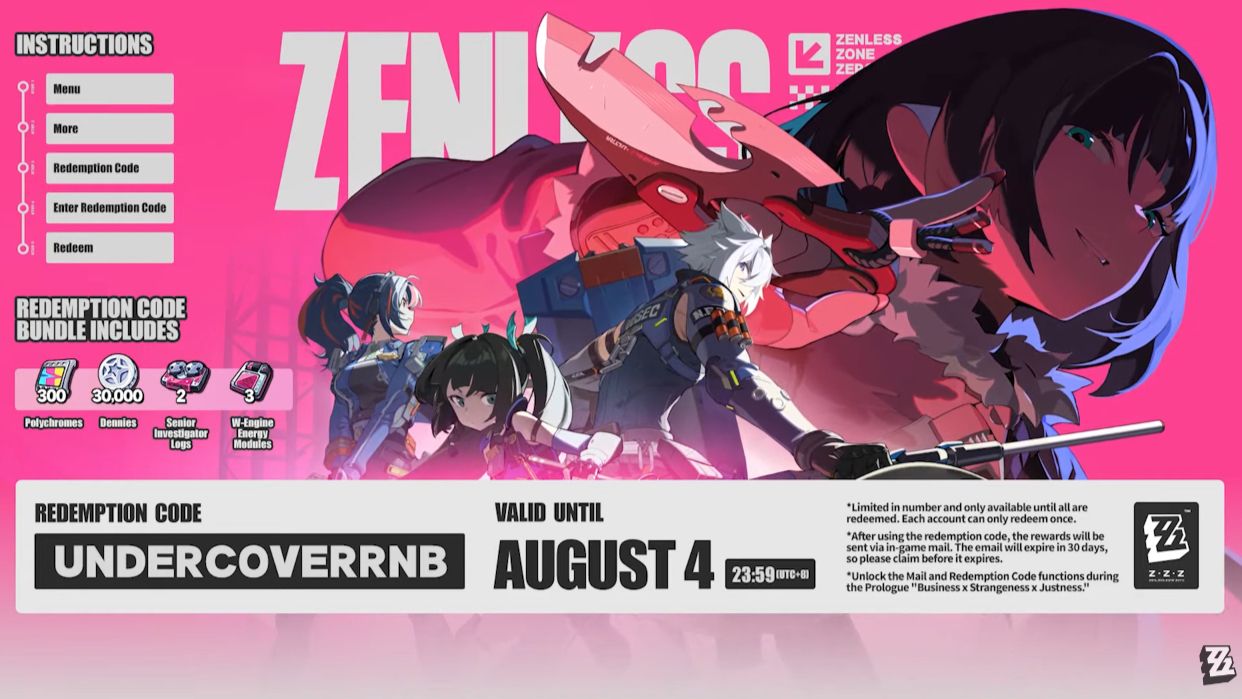 ZZZ 1.1 Special Program | Livestream Redemption Codes Zenless Zone Zero ...