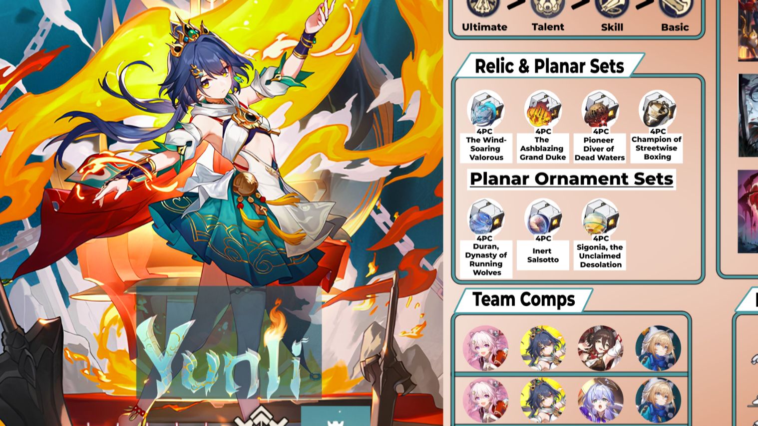 Yunli Build Guide Infographic Honkai: Star Rail | HoYoLAB