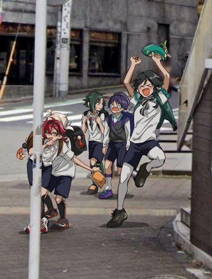 Venti with his friends Genshin Impact | HoYoLAB