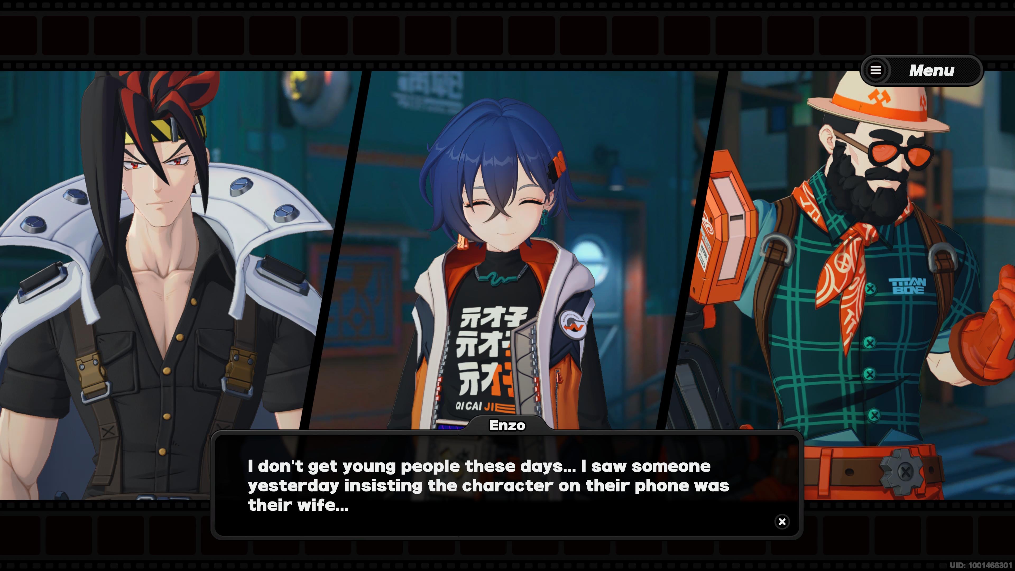 He said ‘waifu’, Enzo! Zenless Zone Zero | HoYoLAB