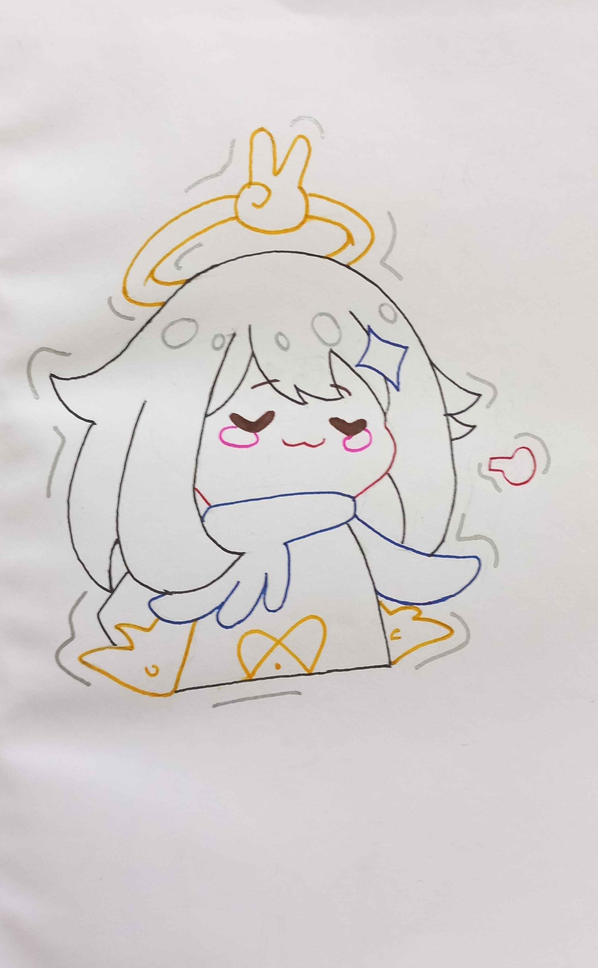 Paimon Drawing Genshin Impact | HoYoLAB