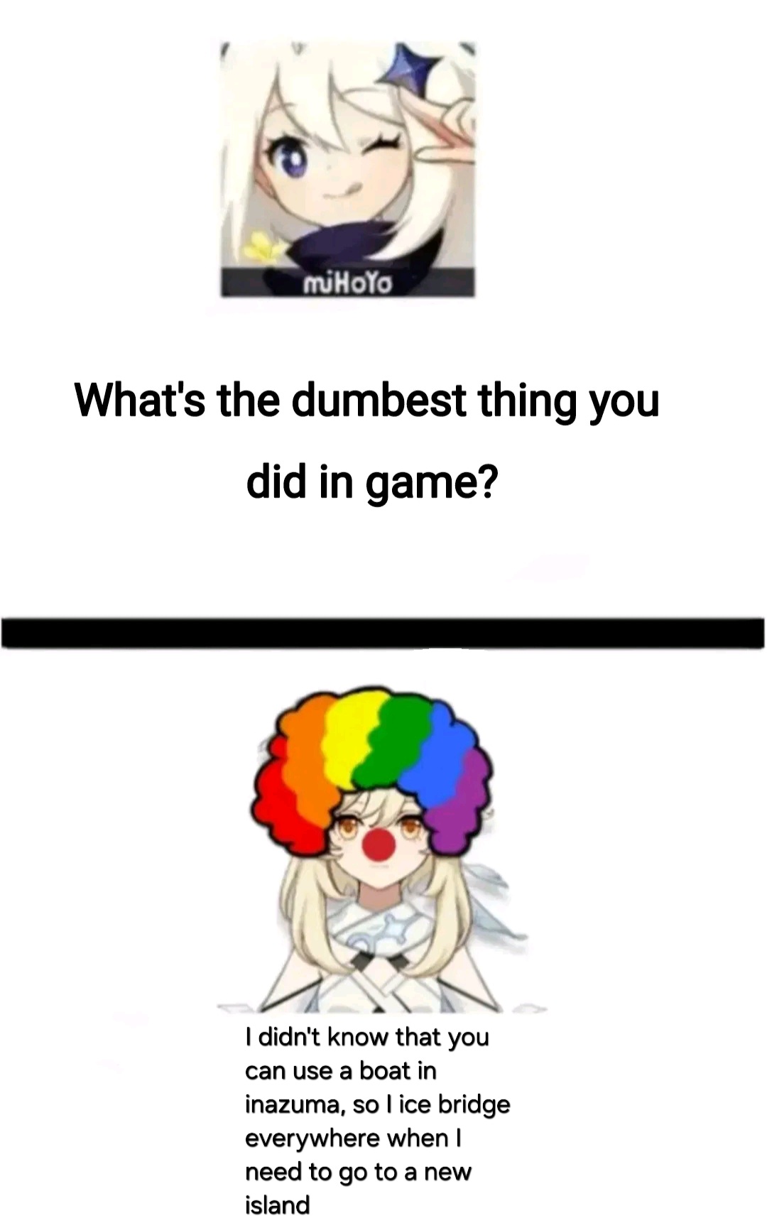 To people who is wondering why, this is because I always skip tutorials Genshin Impact | HoYoLAB