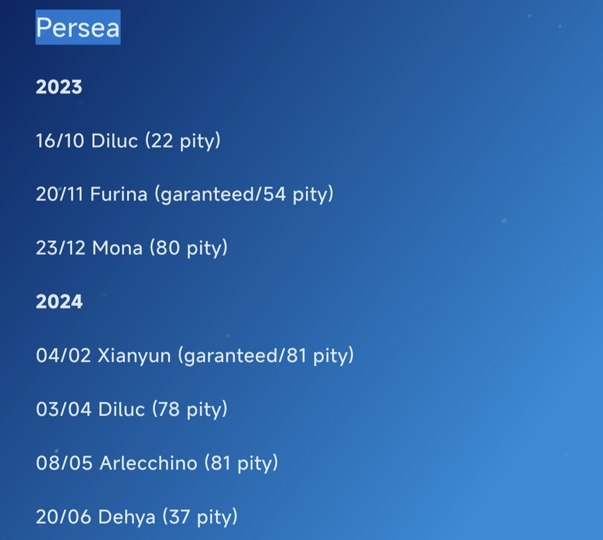 Pity stats comparaison with my bro Genshin Impact | HoYoLAB