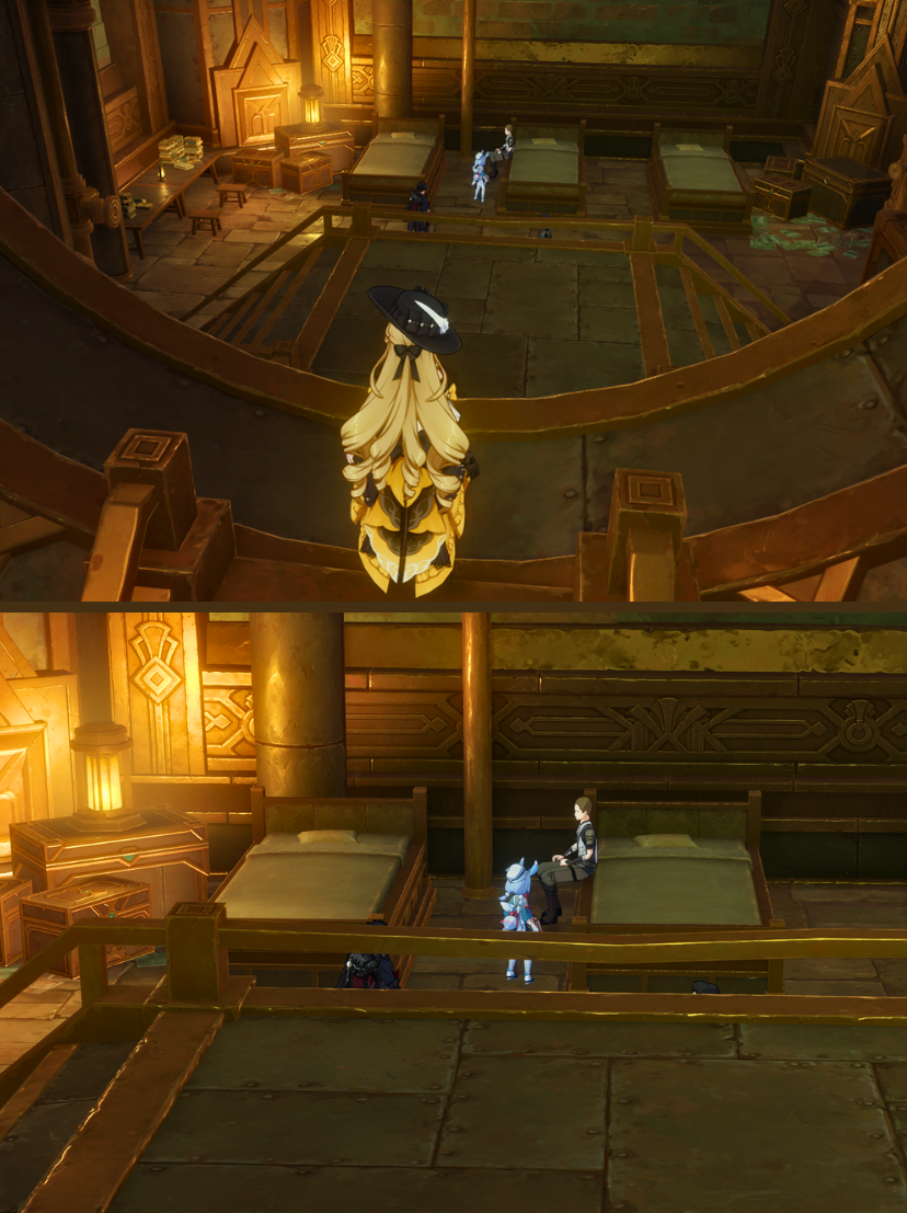 I love these cursed giant beds Genshin Impact | HoYoLAB