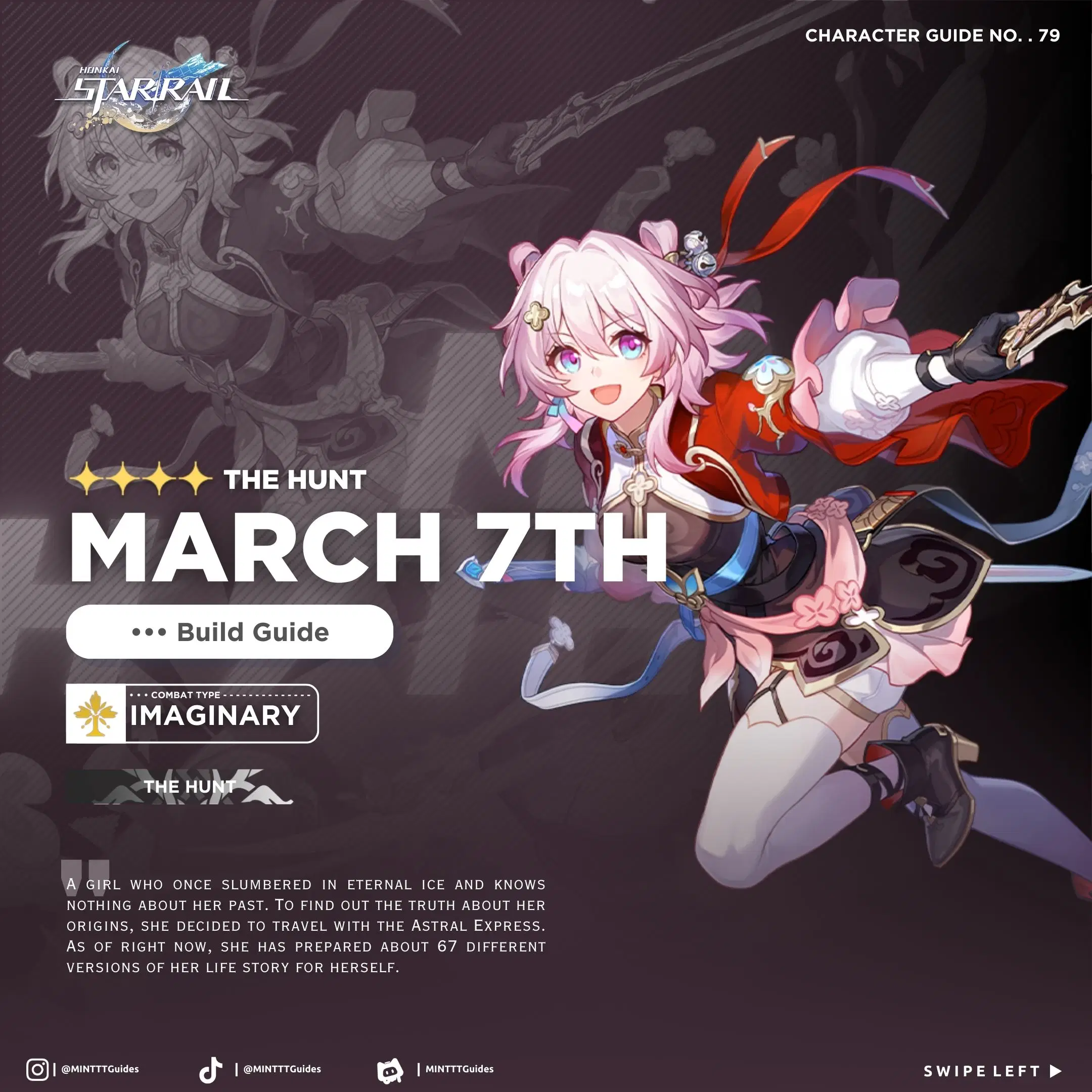 MARCH 7TH: THE HUNT - BUILD GUIDE | STARRAIL 2.4 Honkai: Star Rail ...
