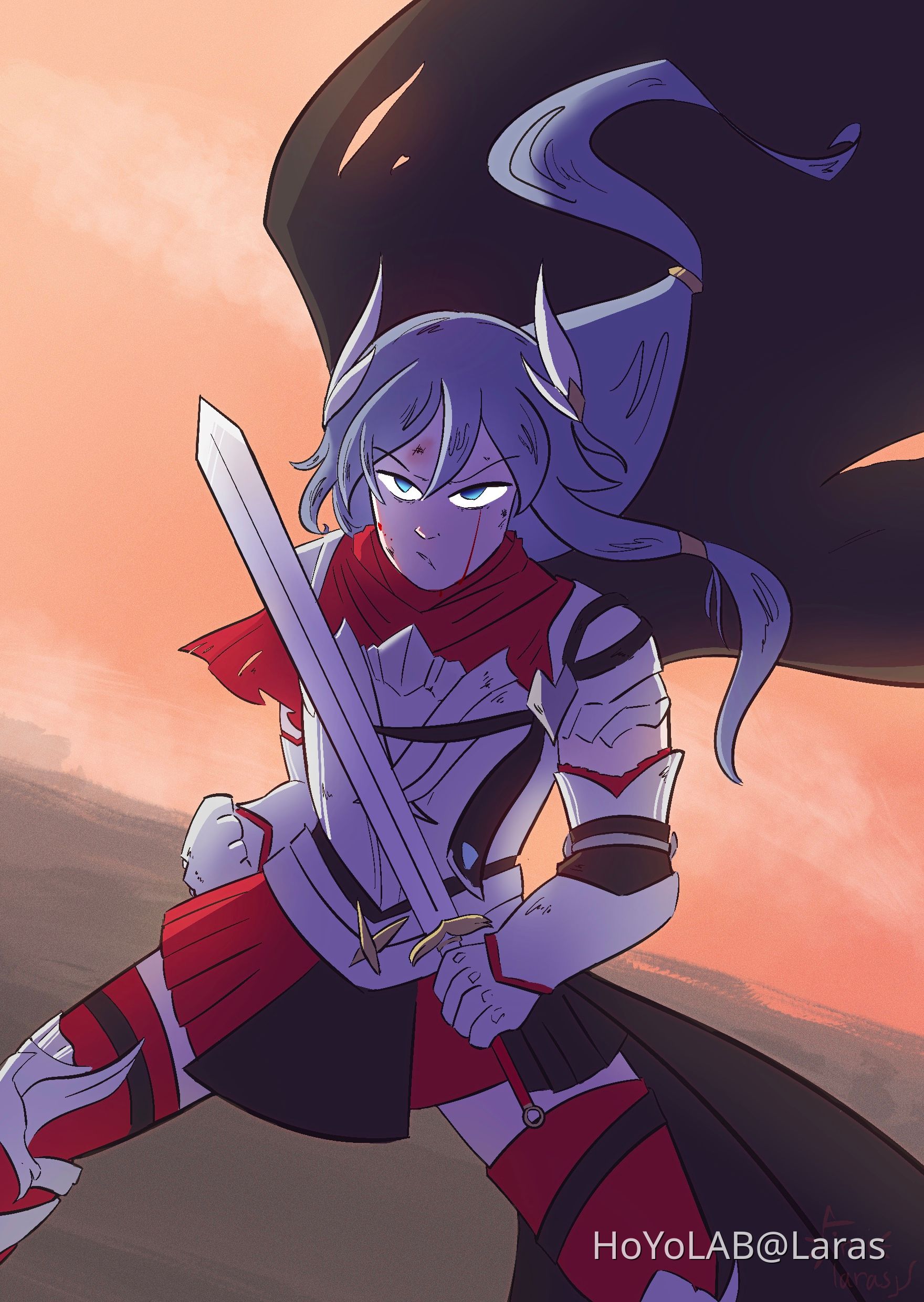 11 | 100 days of drawing Fu Hua Honkai Impact 3rd | HoYoLAB
