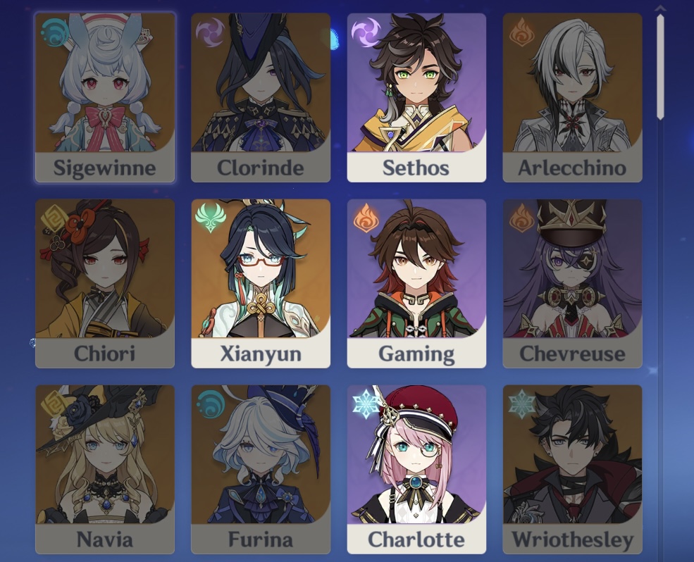 Why in the world is there only THREE hydro Fontaine characters ...
