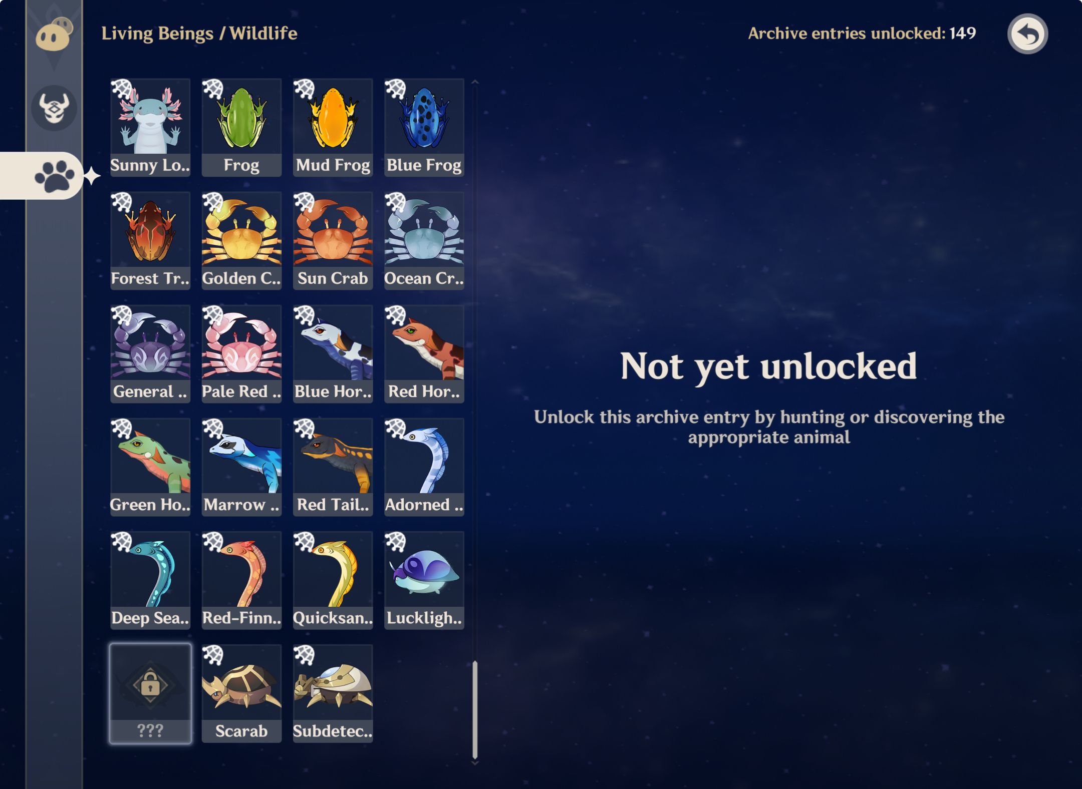 Missing creature in the archive. Genshin Impact | HoYoLAB