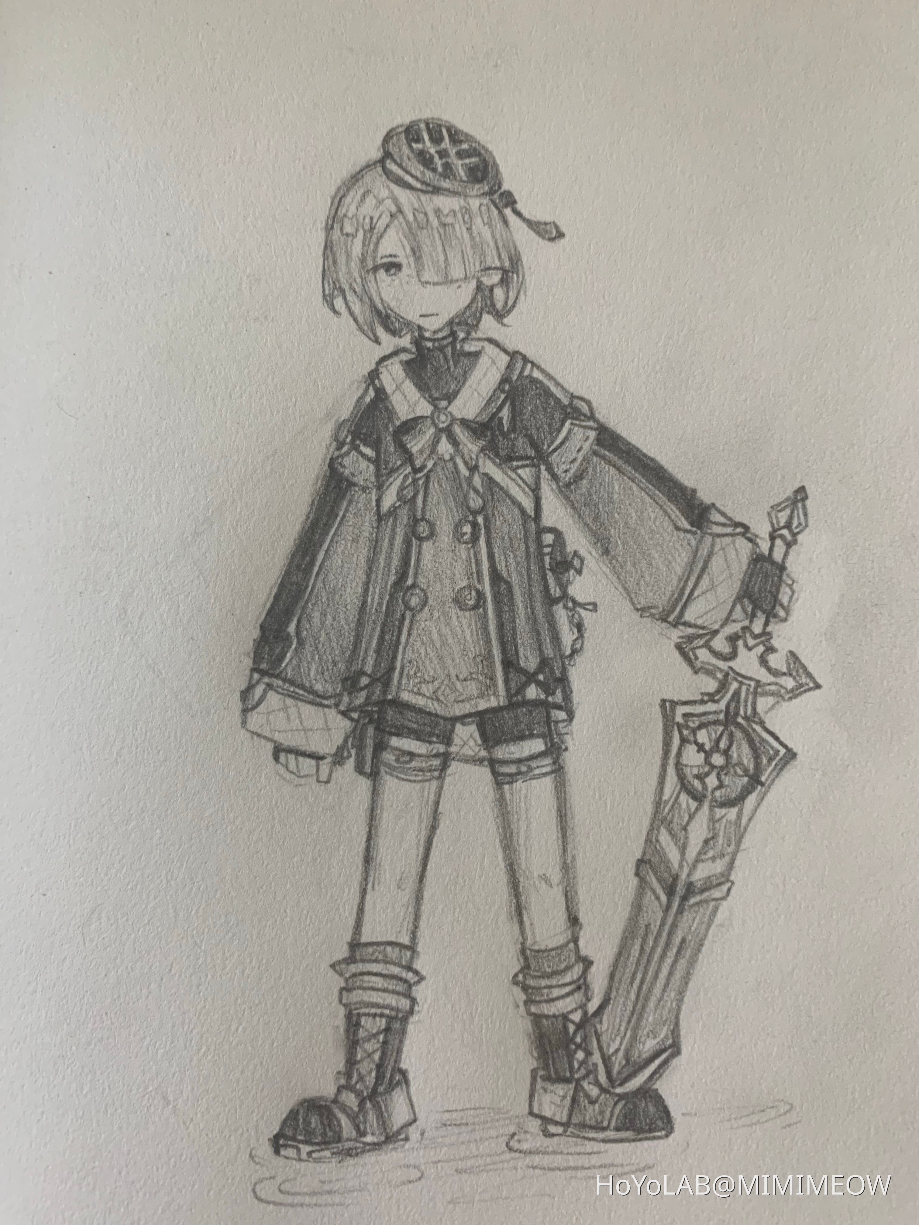 Freminet drawing :DDD Genshin Impact | HoYoLAB