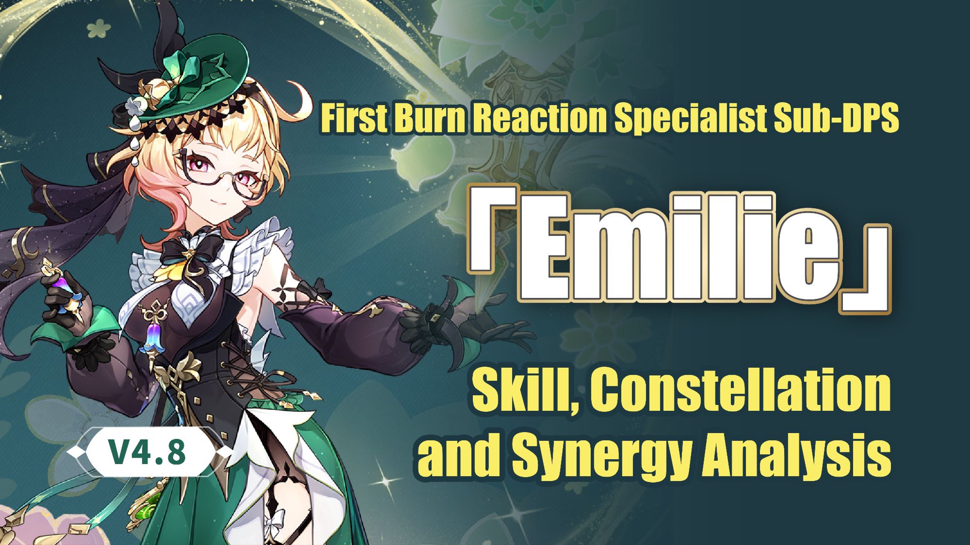 [V4.8] First Burn Reaction Specialist Sub-DPS Emilie! | Skill ...