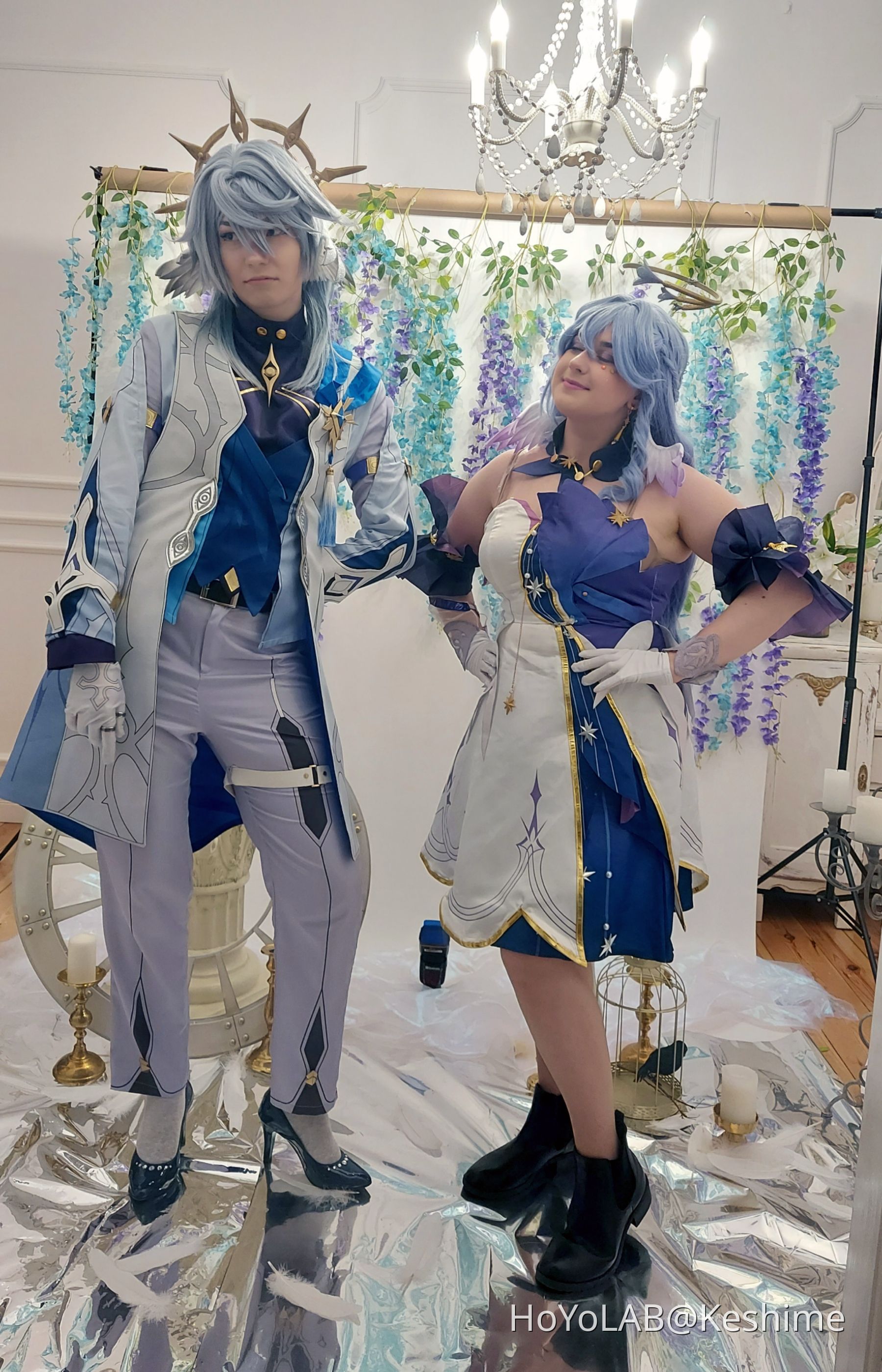Sunday & Robin cosplay photoshoot bs but it's just a bunch of memes ...