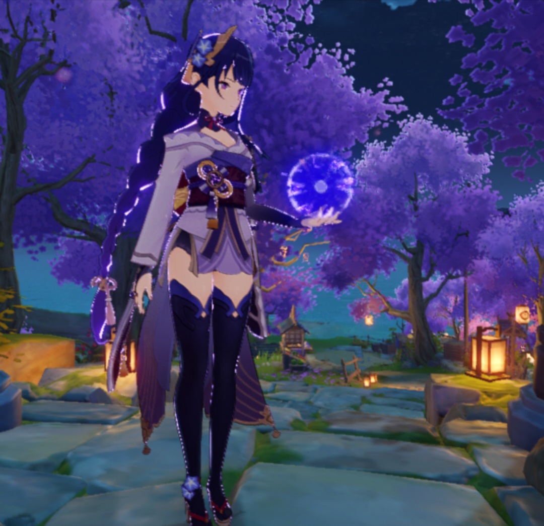 Raiden & Navia 💜🖤💛 Genshin Impact | HoYoLAB