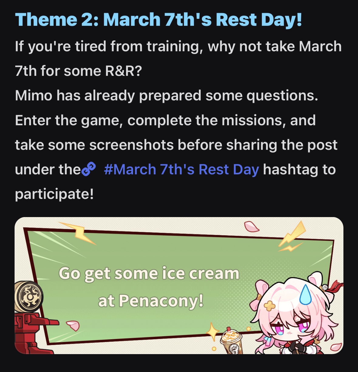 March 7th! Honkai: Star Rail | HoYoLAB