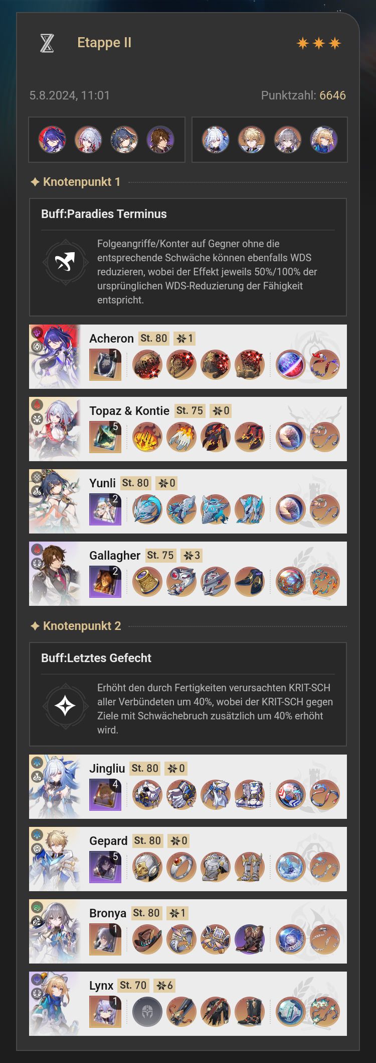 Acheron follow up and Ice speed Jingliu Honkai: Star Rail | HoYoLAB