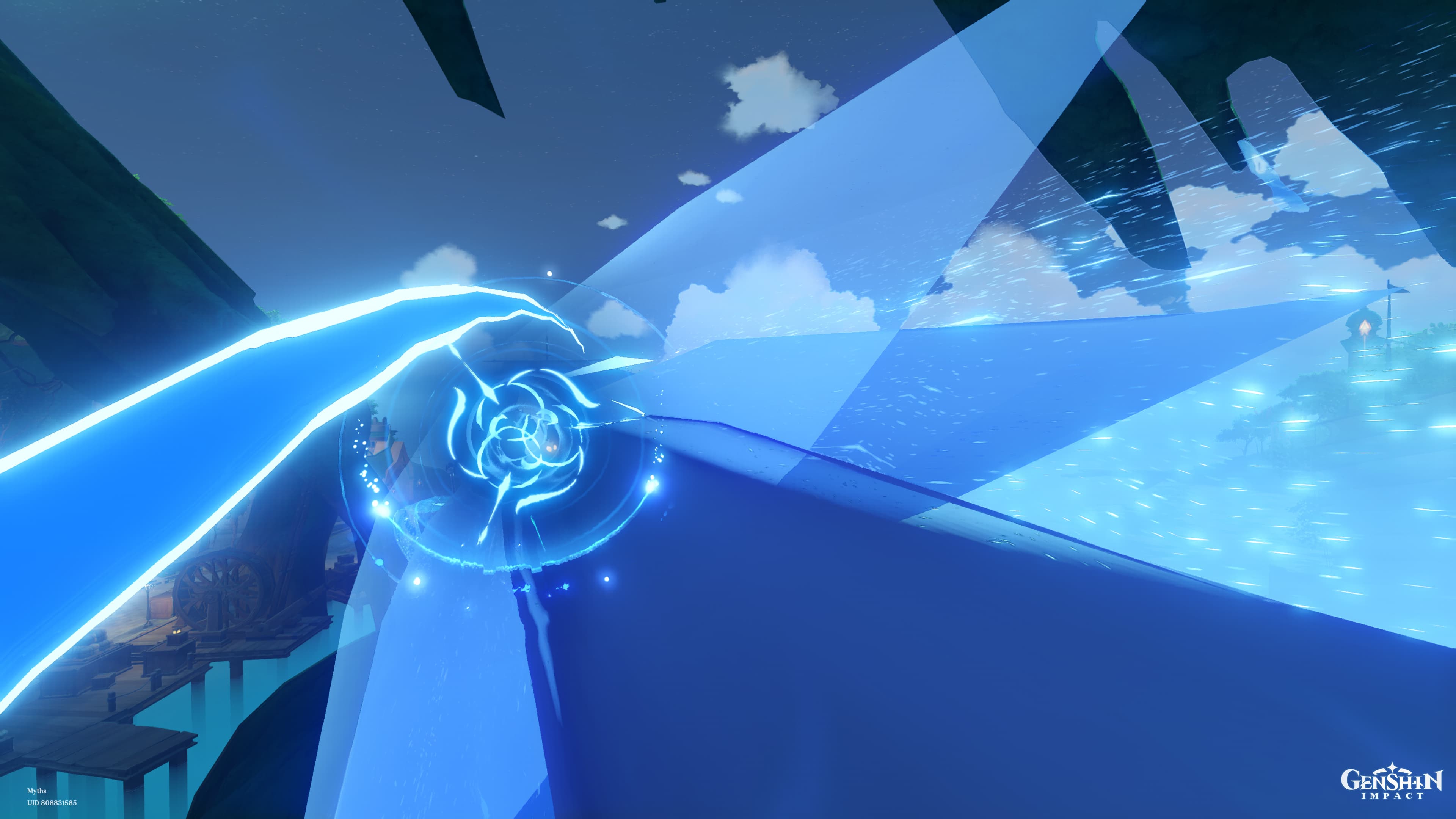 tevyat photo event catalyst,Hydro,Chraged attack... 8/5 Genshin Impact ...