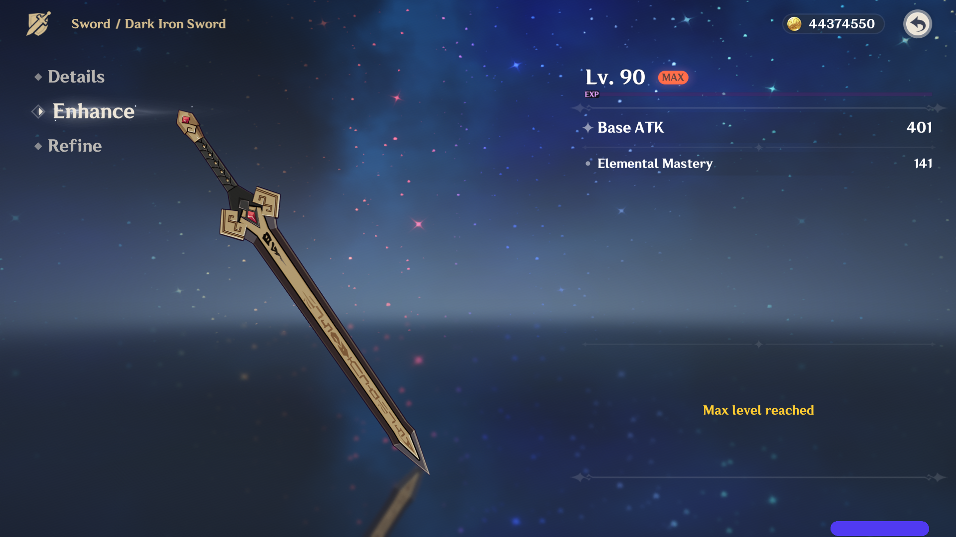 I am now the proud owner of 2 fully leveled Dark Iron Swords Genshin ...