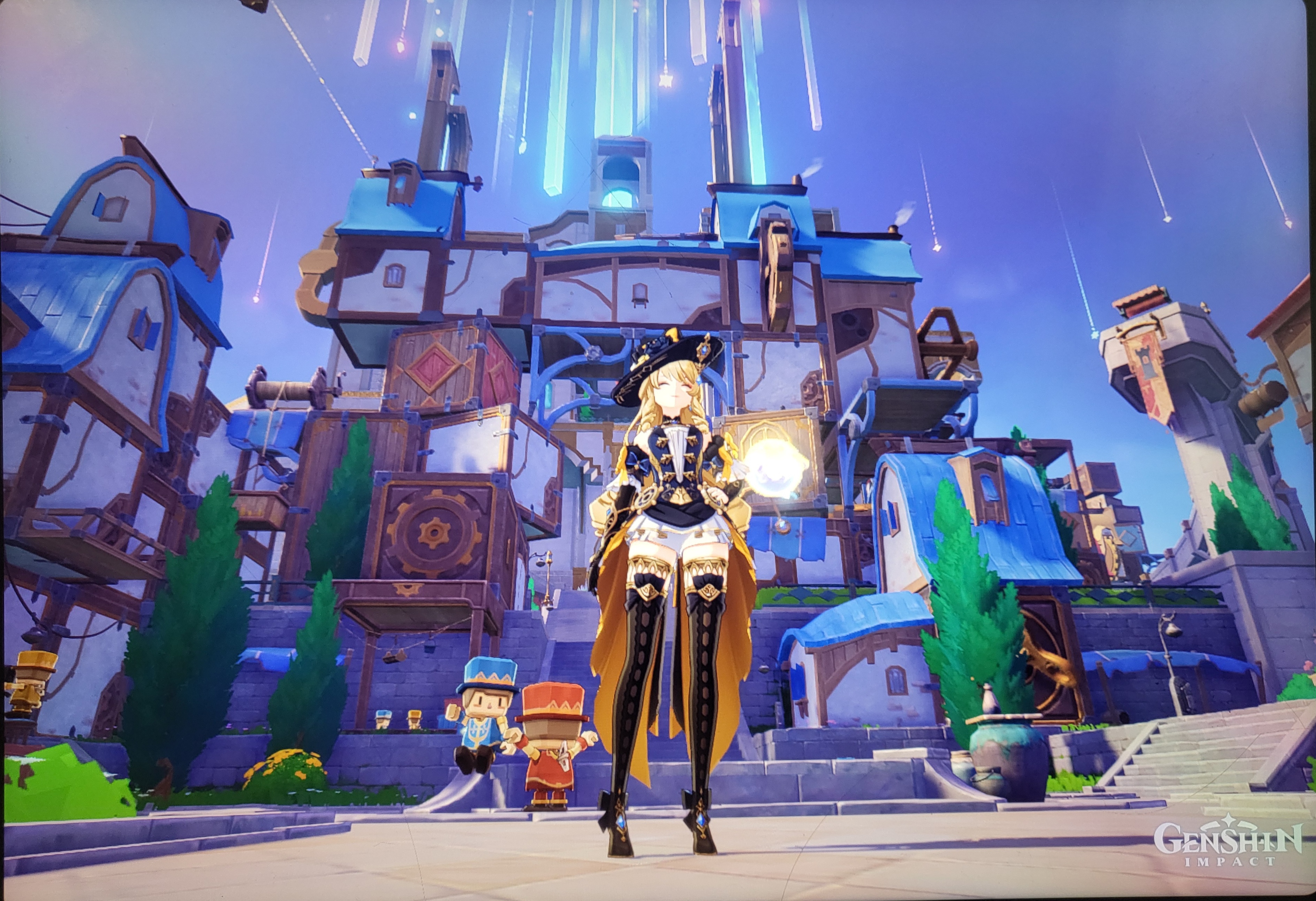 Navia at the castle cheesing :) Genshin Impact | HoYoLAB