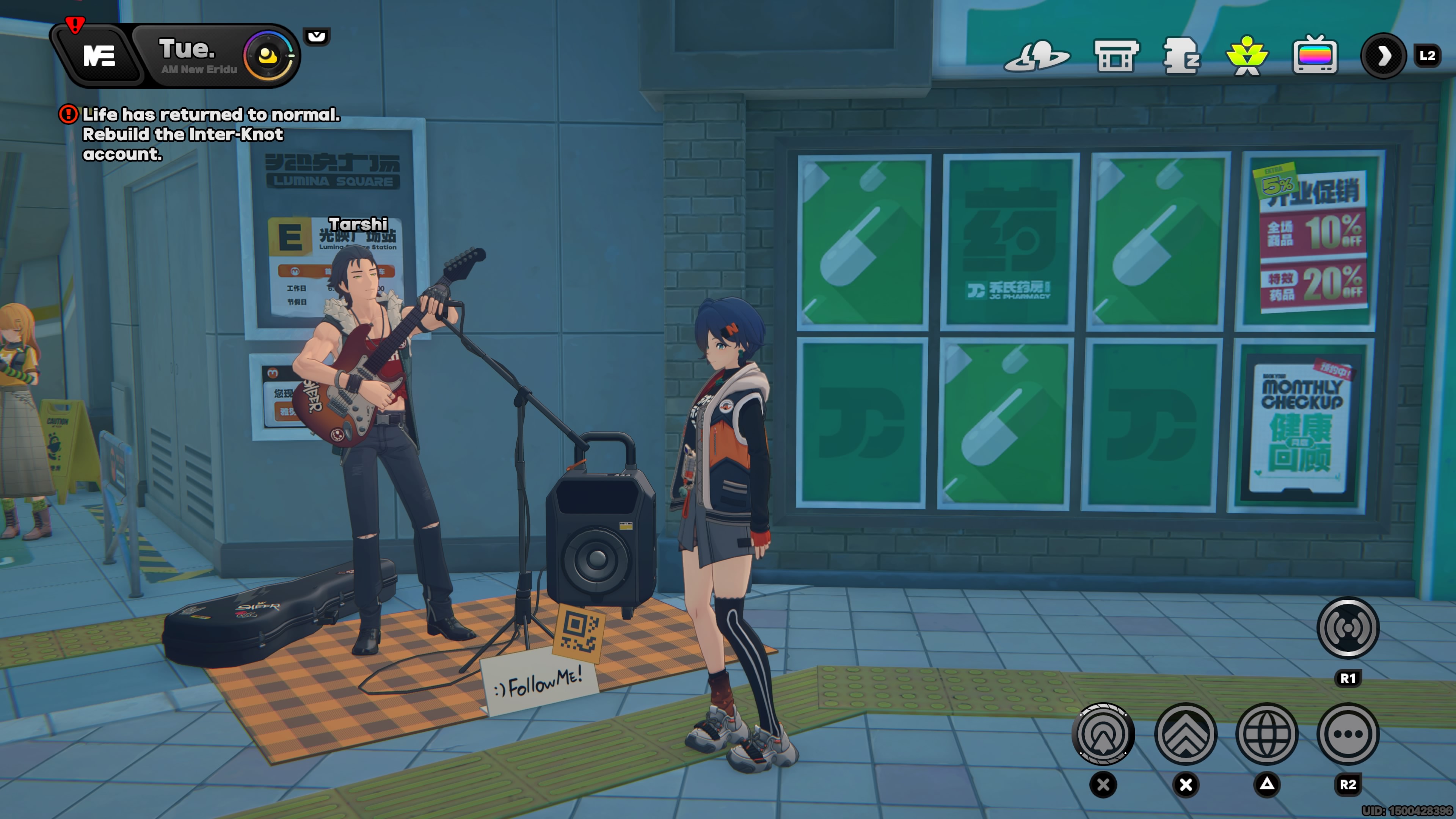 Guitar player NPC - Tarshi Zenless Zone Zero | HoYoLAB