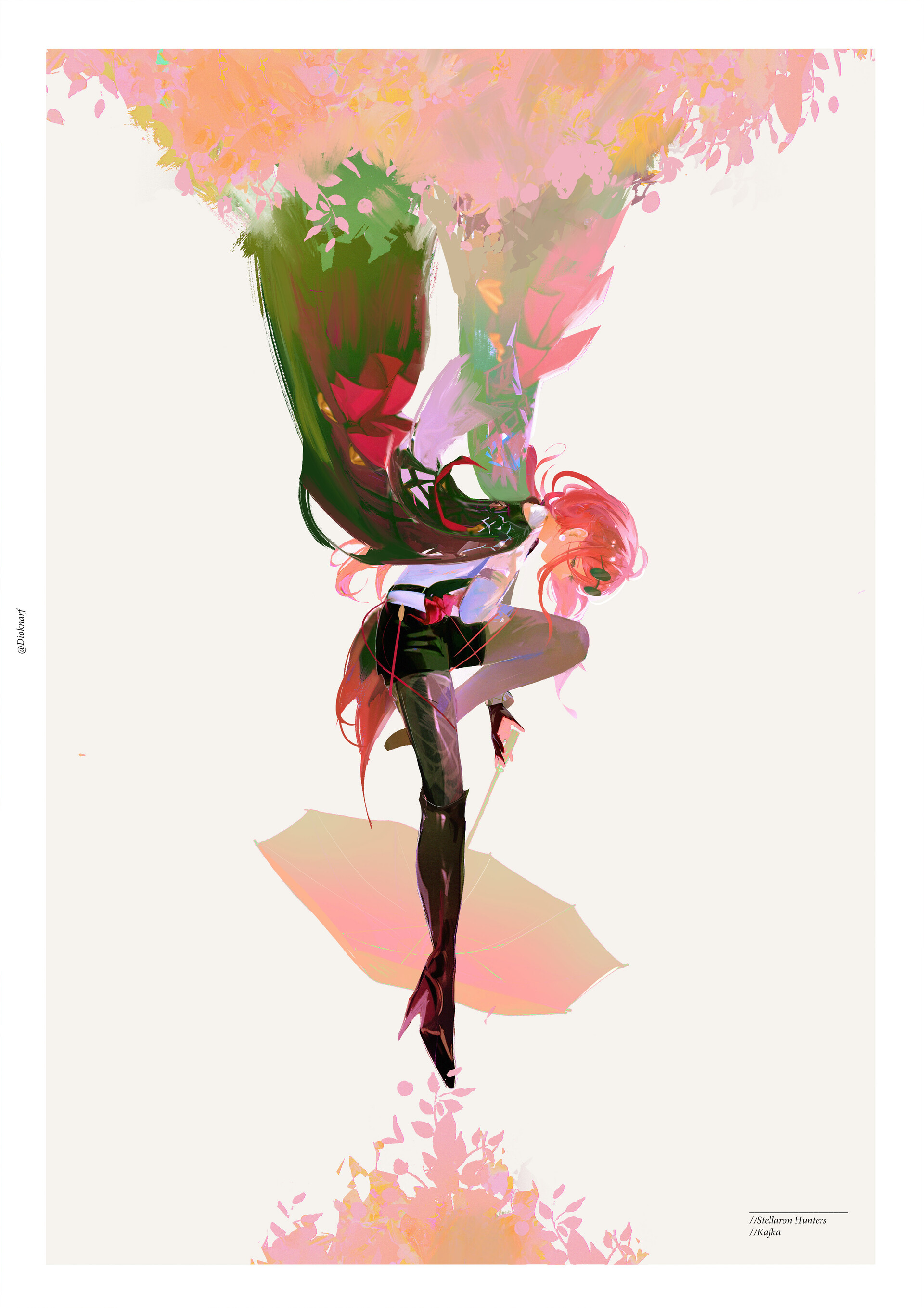 HSR Negative-Styled Artwork (A different perspective~) Honkai: Star ...