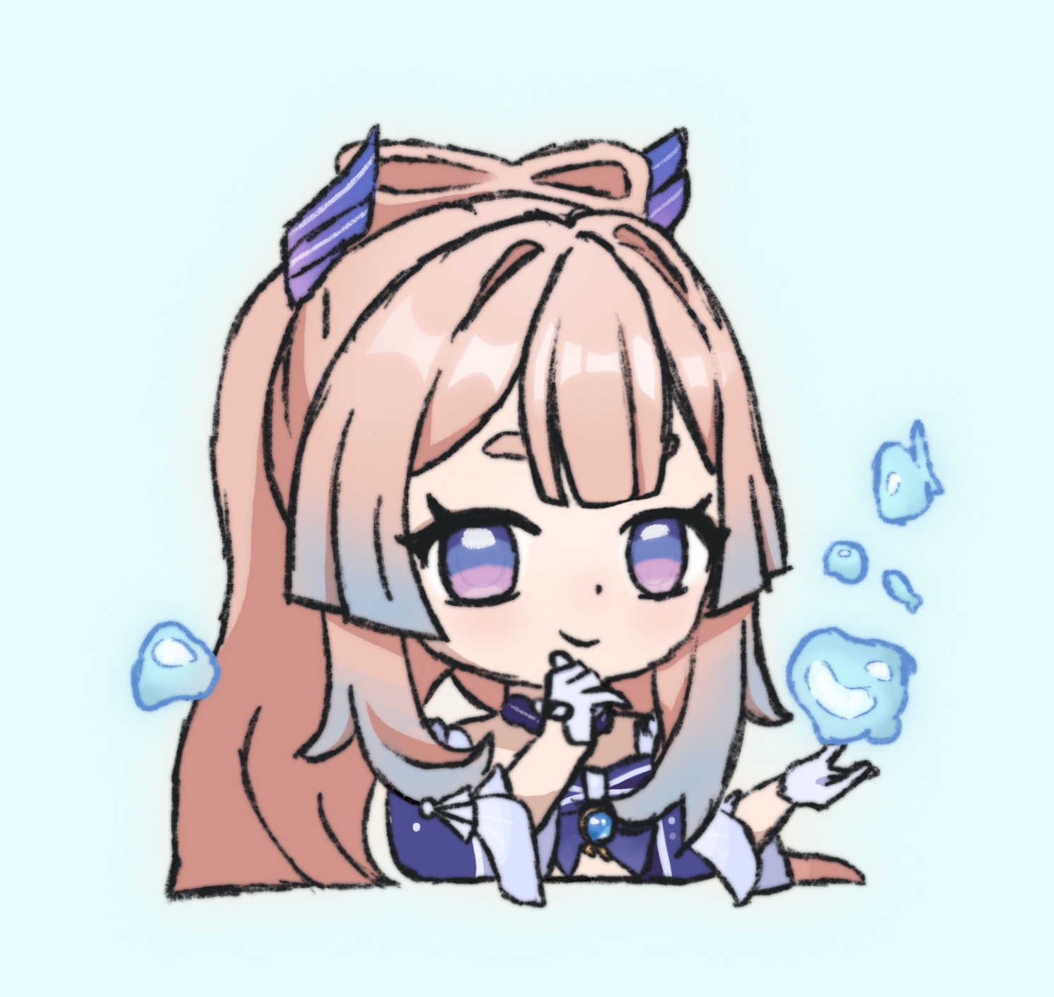 Kokomi sticker drawing practice something Genshin Impact | HoYoLAB