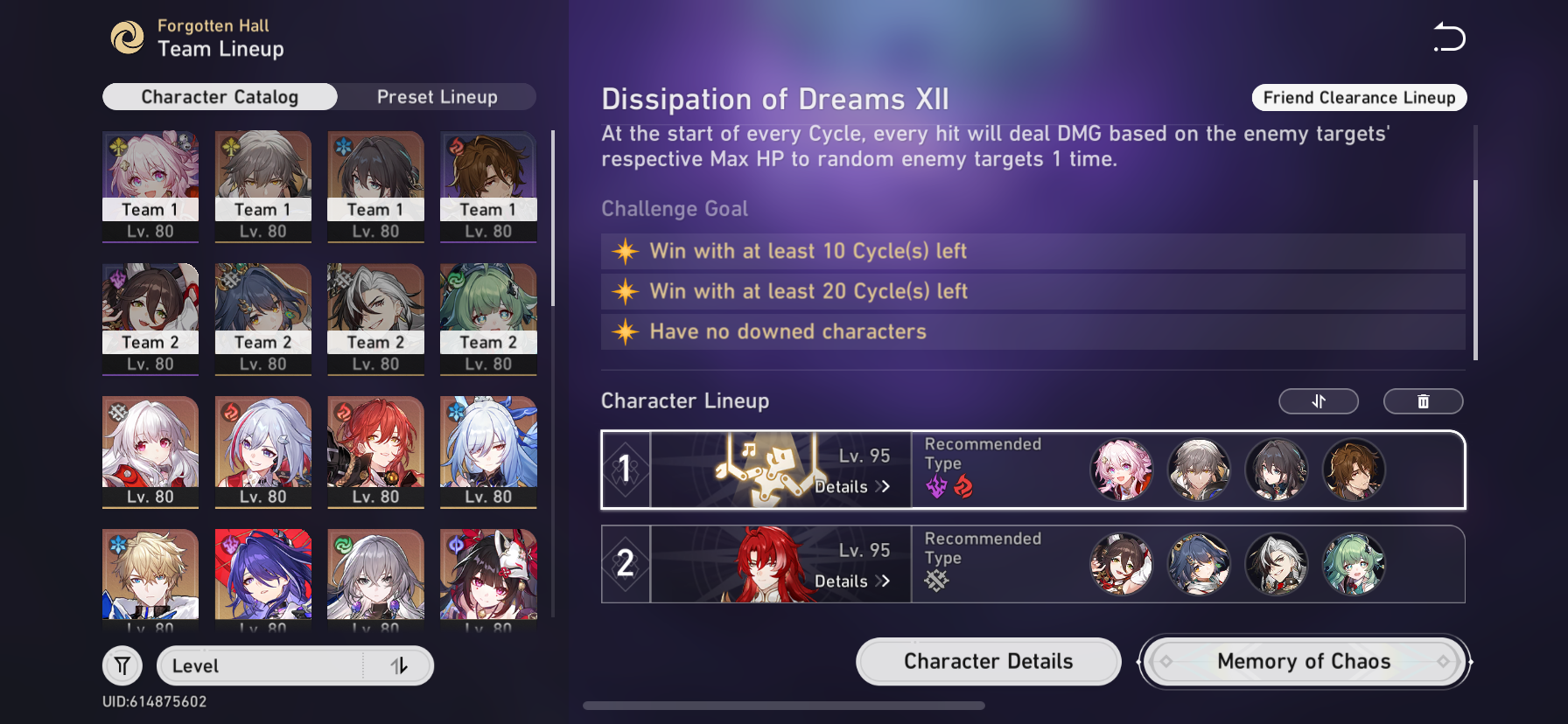 Finally cleared Moc 12 Honkai: Star Rail | HoYoLAB