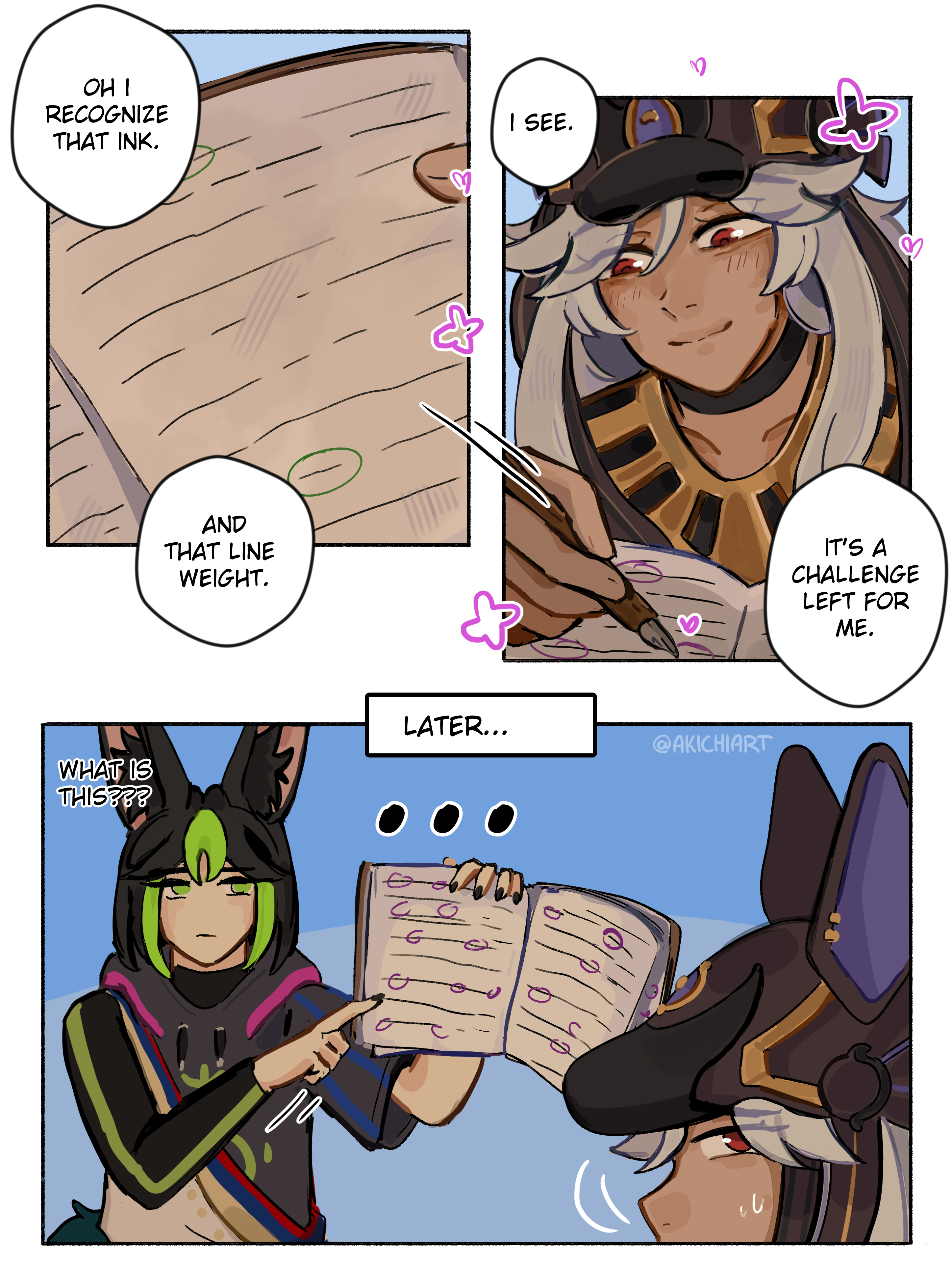 An odd textual mystery [cynonari] Genshin Impact | HoYoLAB