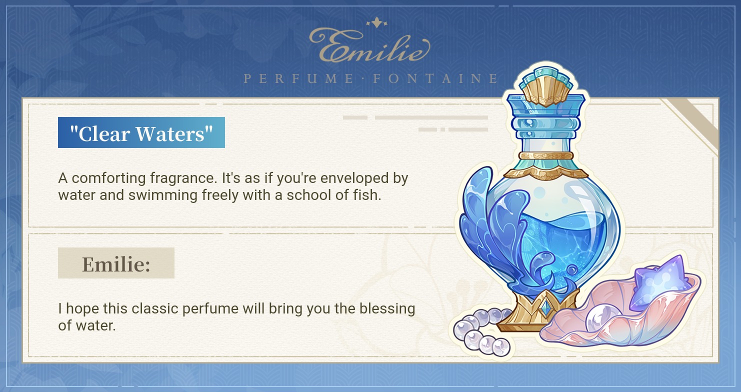 Emilie Perfumes Genshin Impact | HoYoLAB