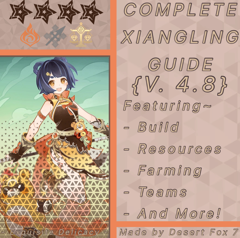 COMPLETE XIANGLING BUILD GUIDE {V. 4.8} [UPDATED] Genshin Impact | HoYoLAB