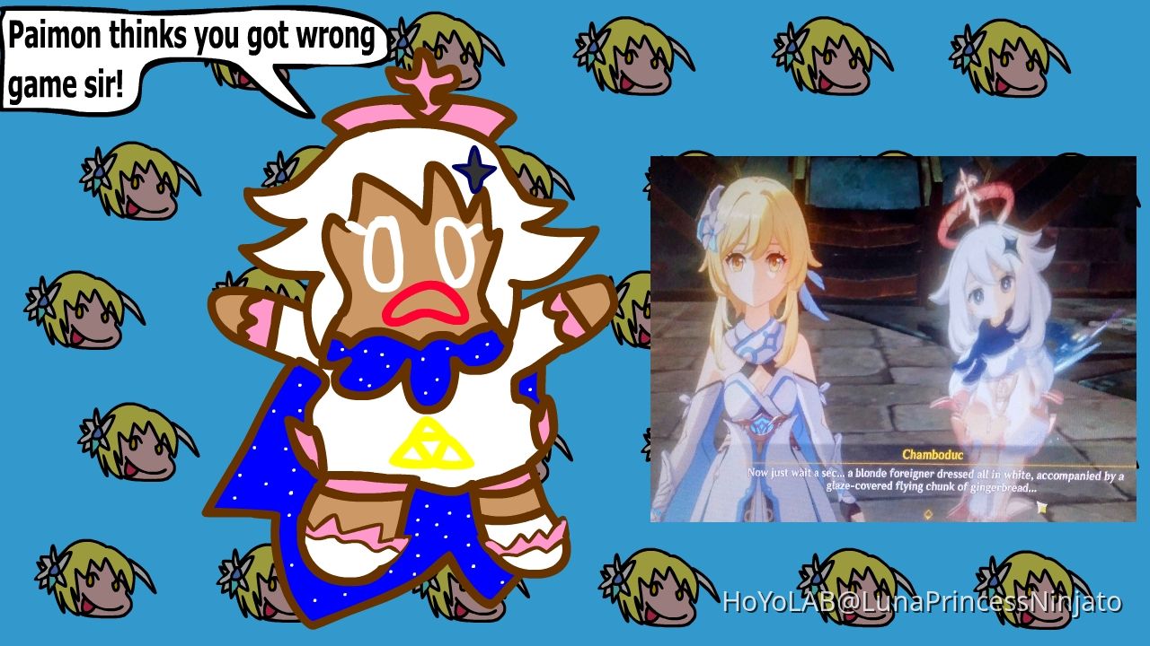Paimon was called a gingerbread and I made this Genshin Impact | HoYoLAB