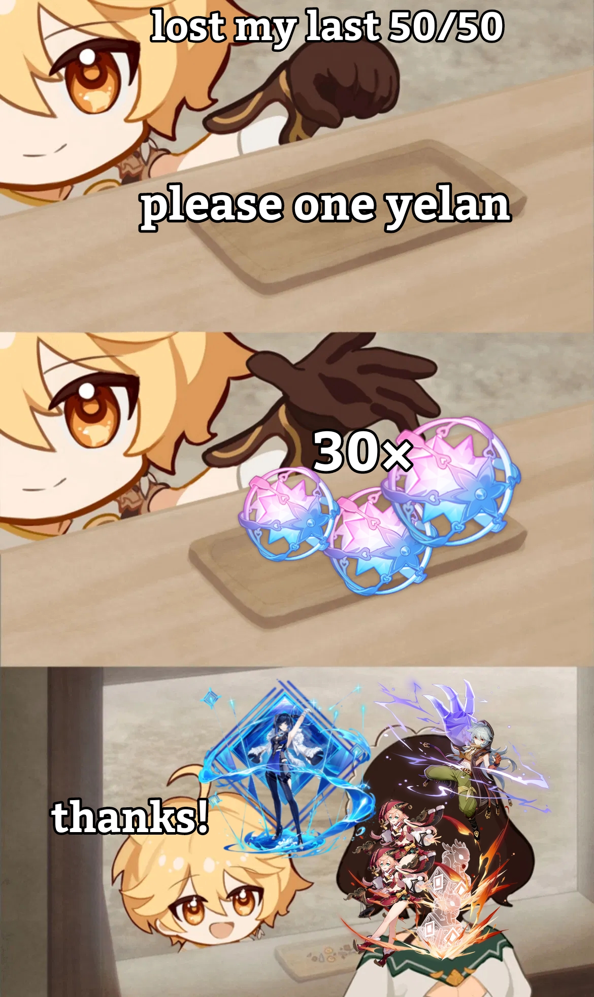 how my pull went Genshin Impact | HoYoLAB